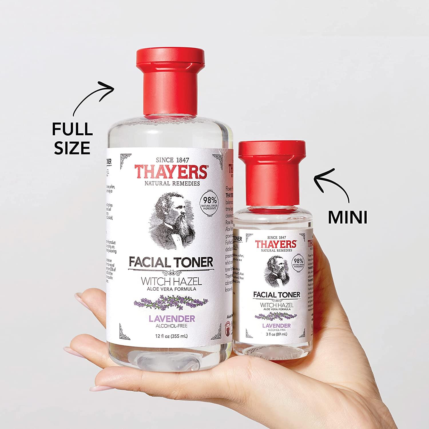 THAYERS Alcohol-Free Lavender Witch Hazel Toner - 12 oz with Aloe Vera ...