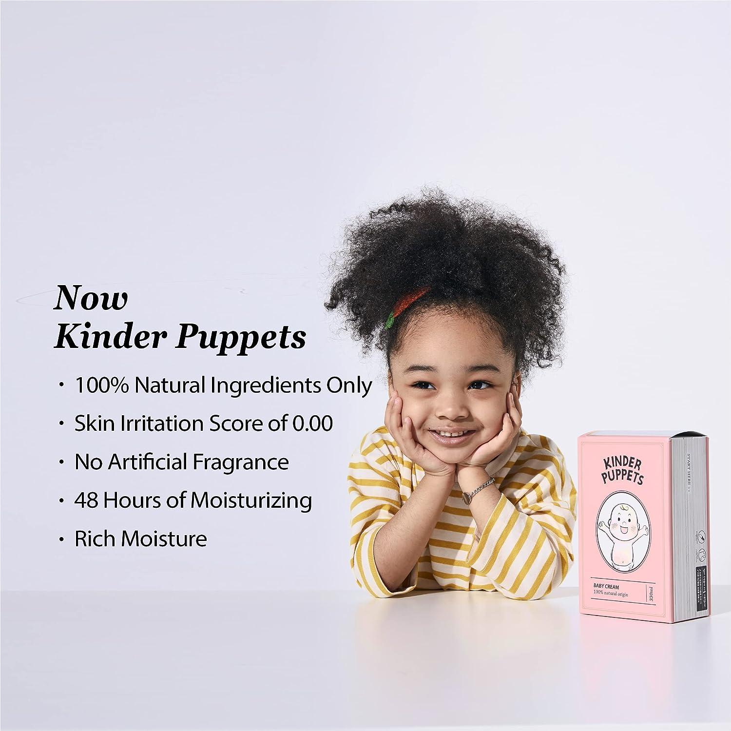Kinder Puppets Korean Baby Cream | Natural Moisturizer for Eczema & Dry ...