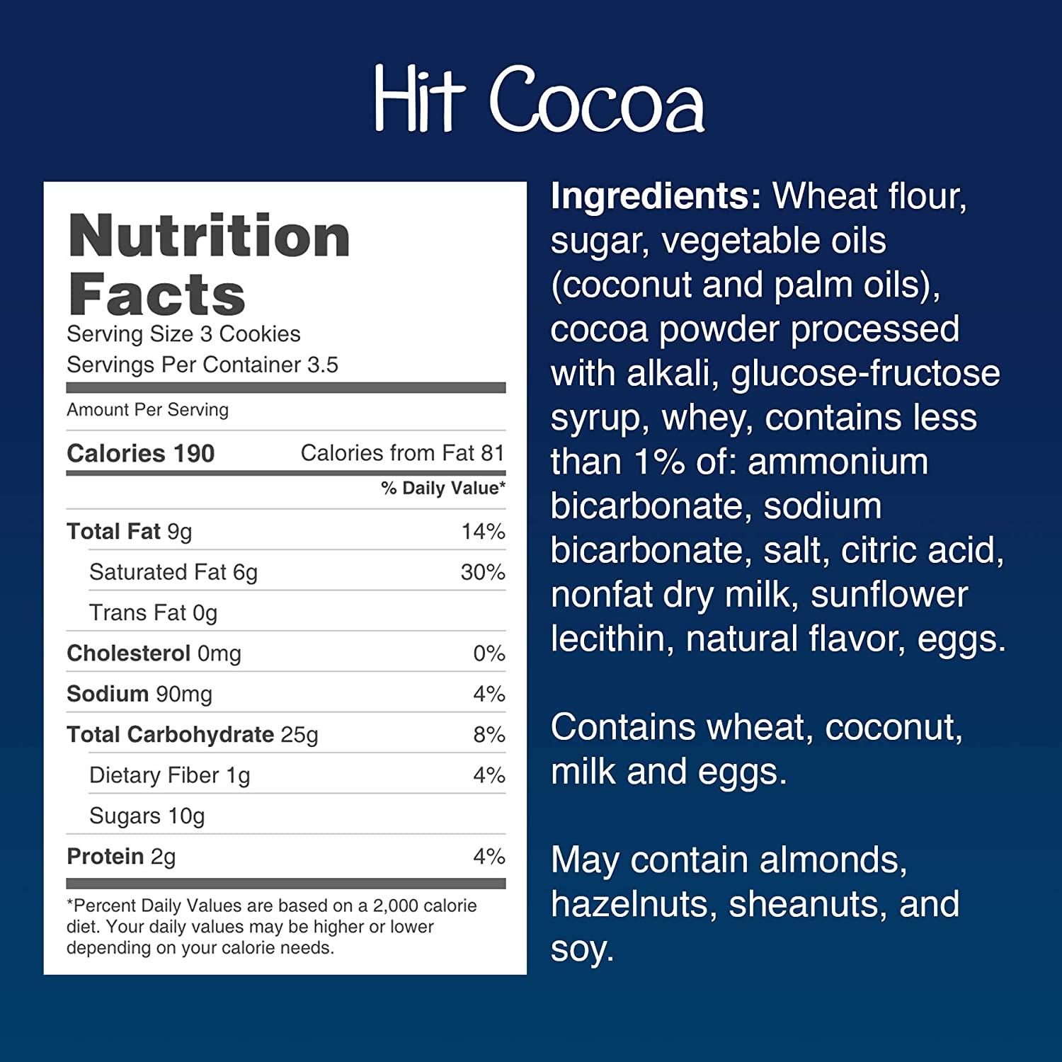 Bahlsen Hit Chocolate Filled Sandwich Cookies (12 Pack) - Cocoa Creme ...