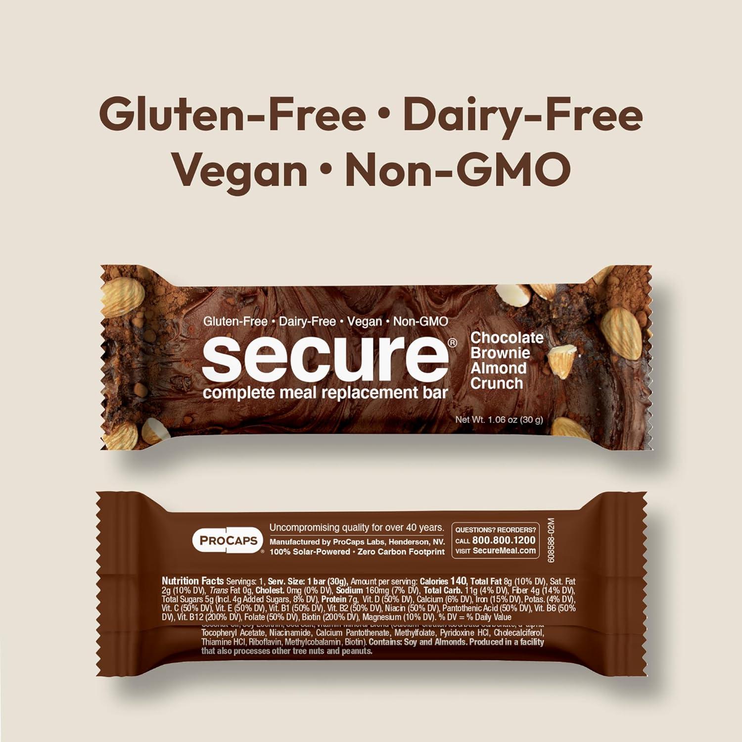 Andrew Lessman Secure Complete Meal Replacement Bars - Chocolate ...