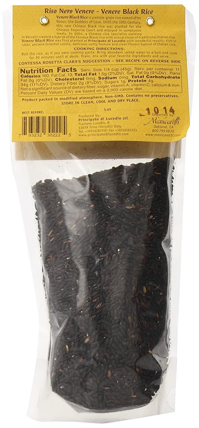 Principato Di Lucedio Nero Venere Black Rice - 1.1lb | Premium Italian ...