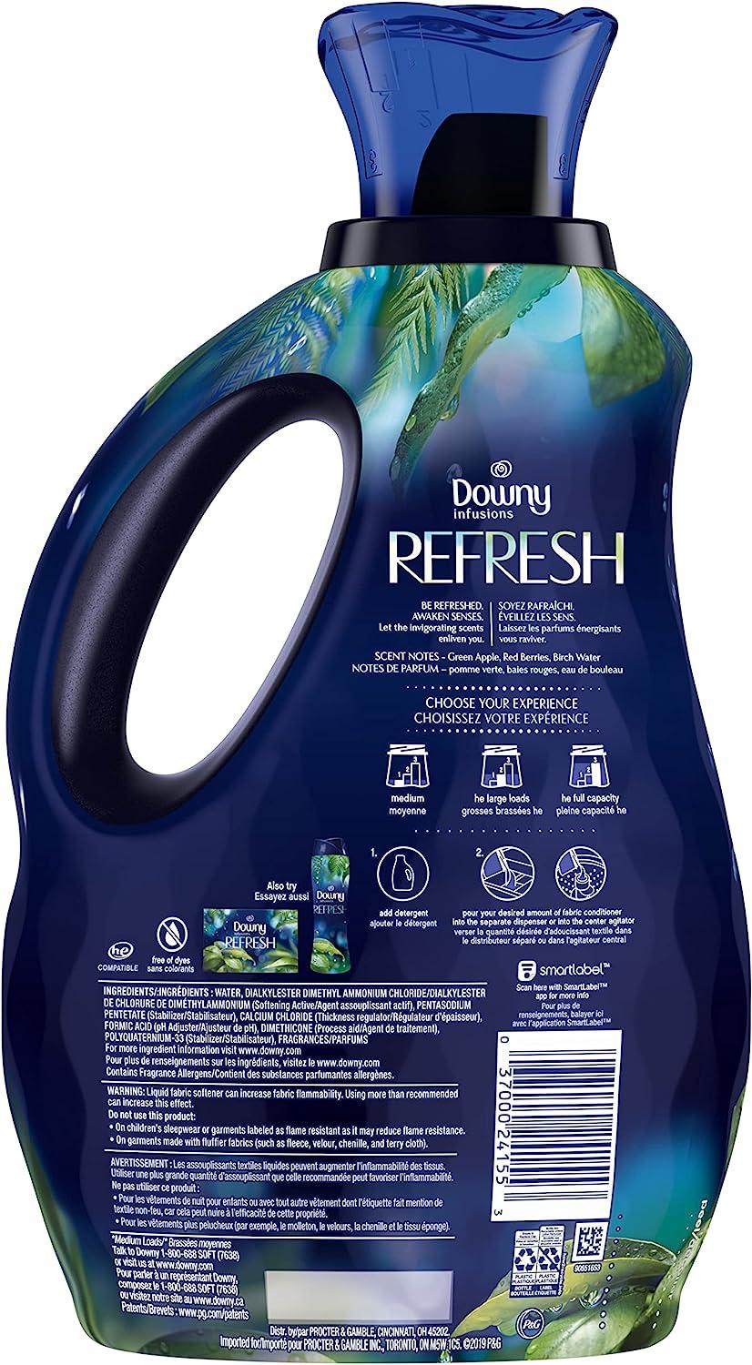 Downy Infusions Laundry Fabric Softener Liquid - Refresh with Birch ...