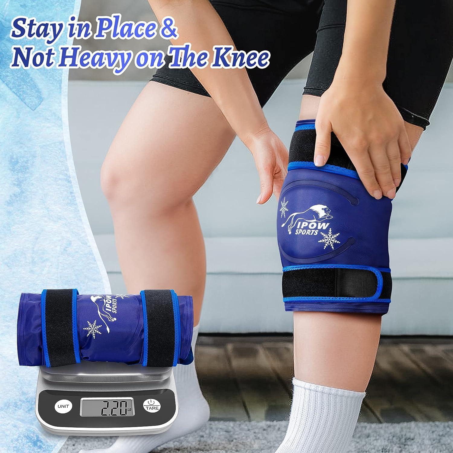 IPOW 20 Extra Large Knee Ice Pack Wrap - Reusable Cold Therapy Gel Pack ...