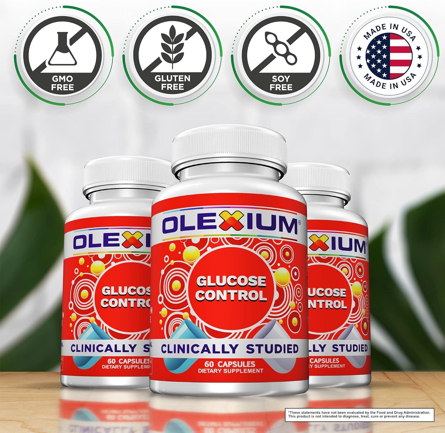 Olexium Glucose Control Vitamins 60 Count with Salacia Chinesis for ...