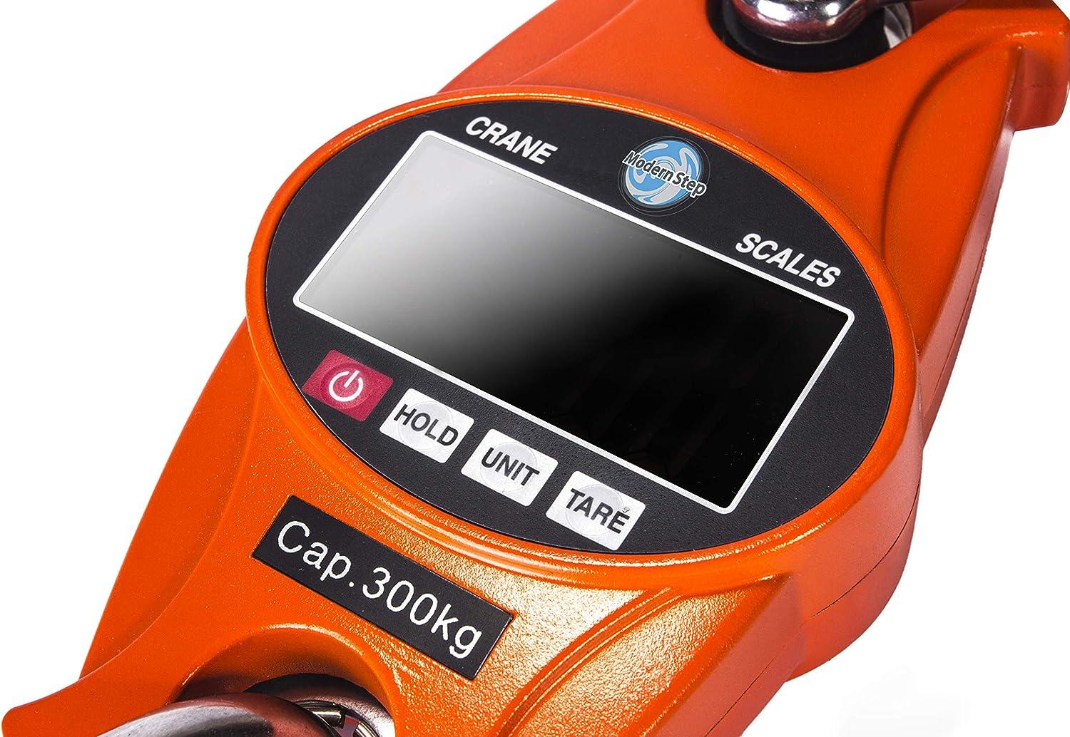 Digital Hanging Scale 660 LB 300 KG Cast Aluminum Case - Heavy Duty ...