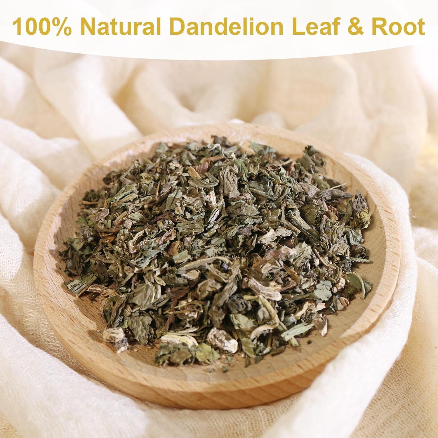 Dandelion Leaf & Root Tea - 60 Count Bags Kidney Support Aid in ...