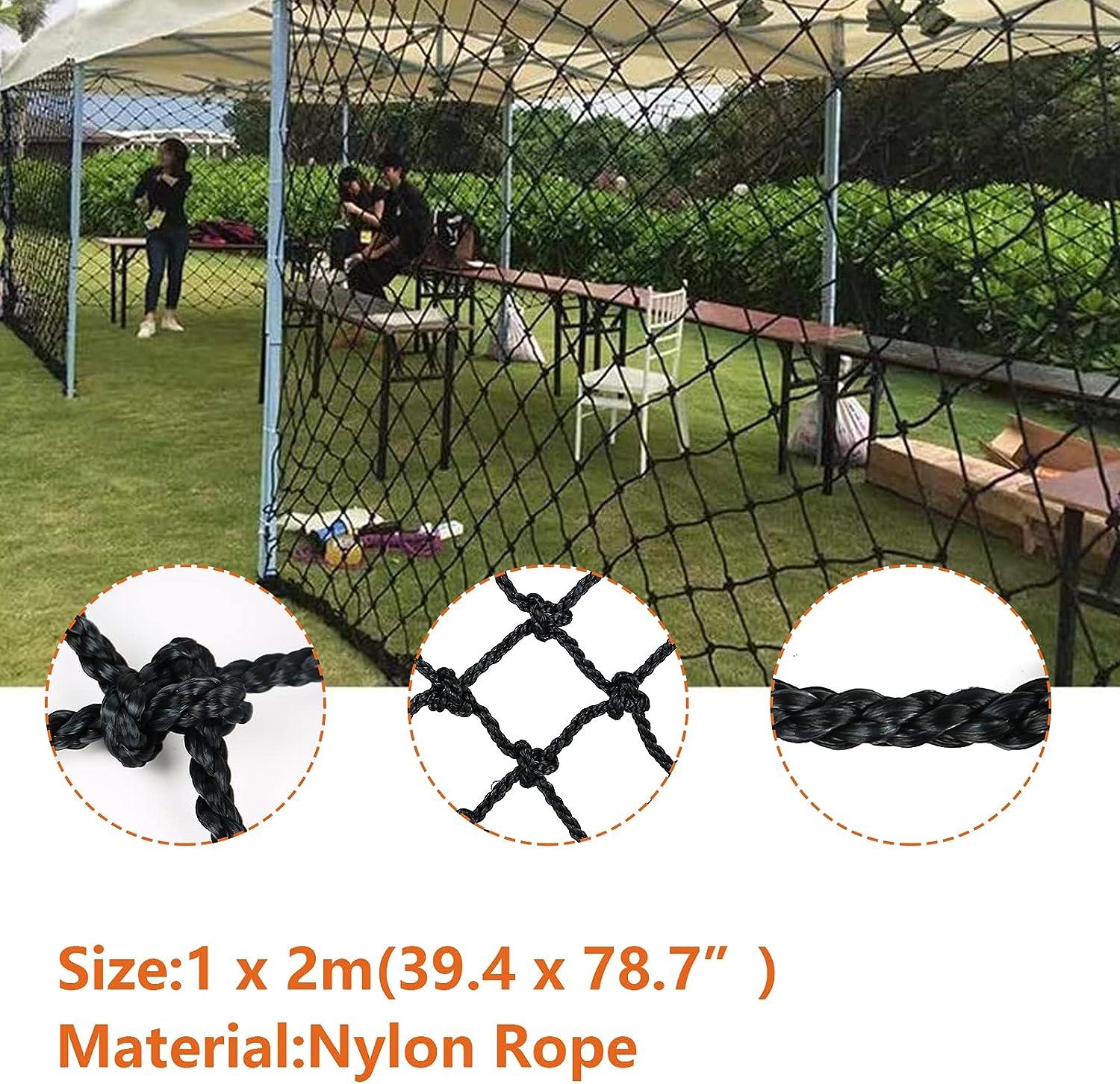 TWSOUL Climbing Cargo Net 3.3FT*6.6FT - Rope Ladder for Kids & Adults ...