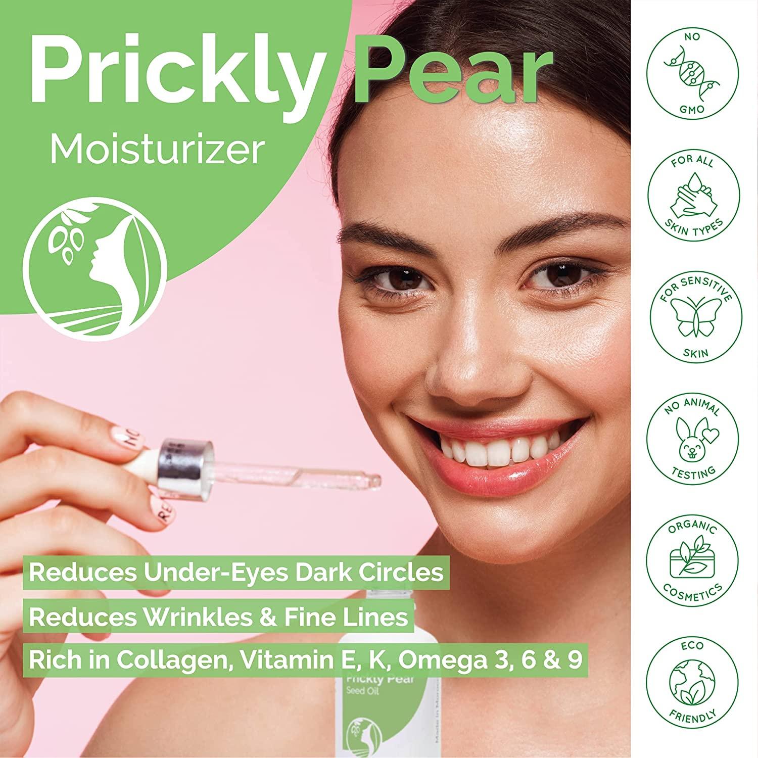 Prickly Pear Seed Oil | Organic Cold Pressed Cactus Oil for Face, Hair ...