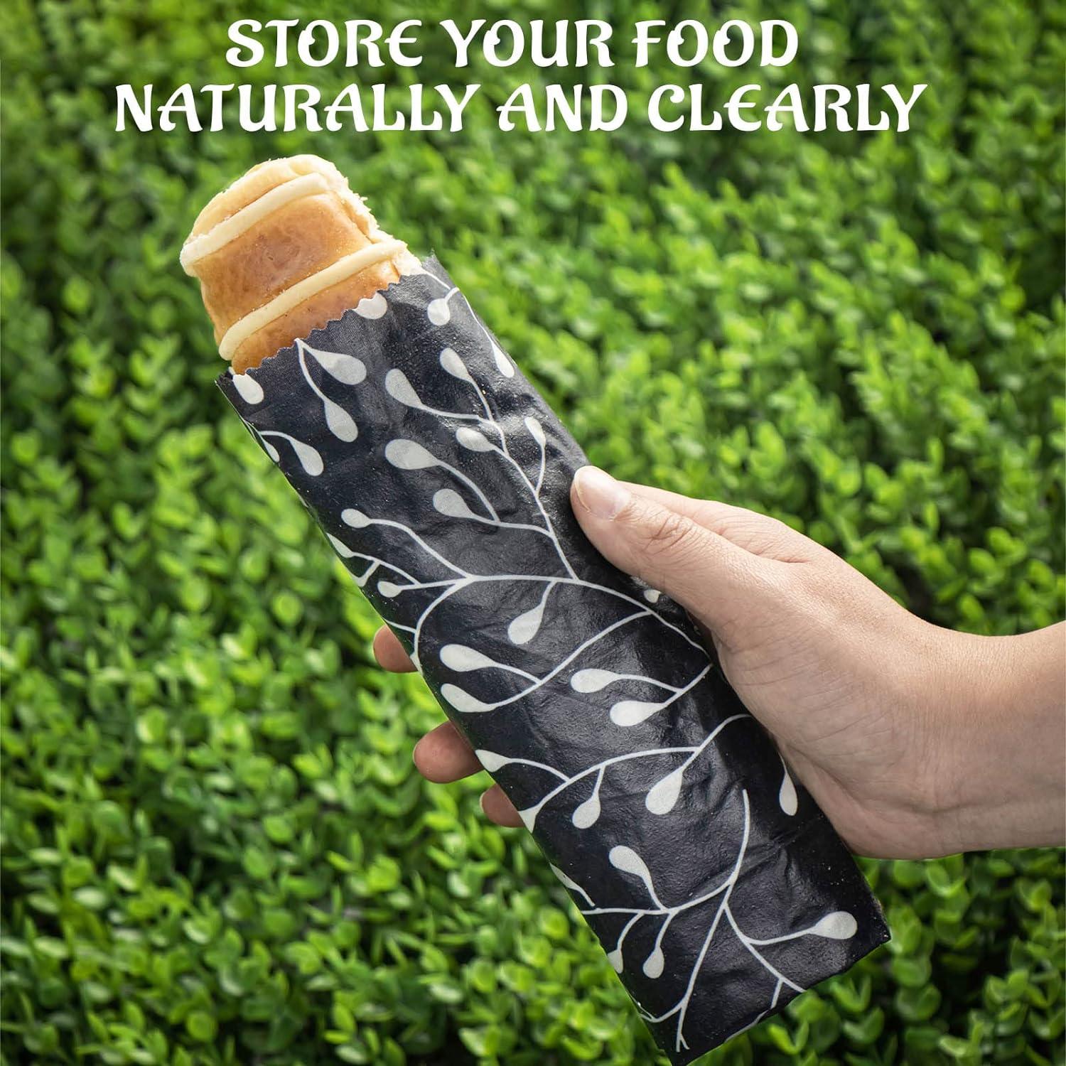 9 Pack Beeswax Wrap Set - Eco-Friendly Reusable Food Wraps - Zero Waste ...