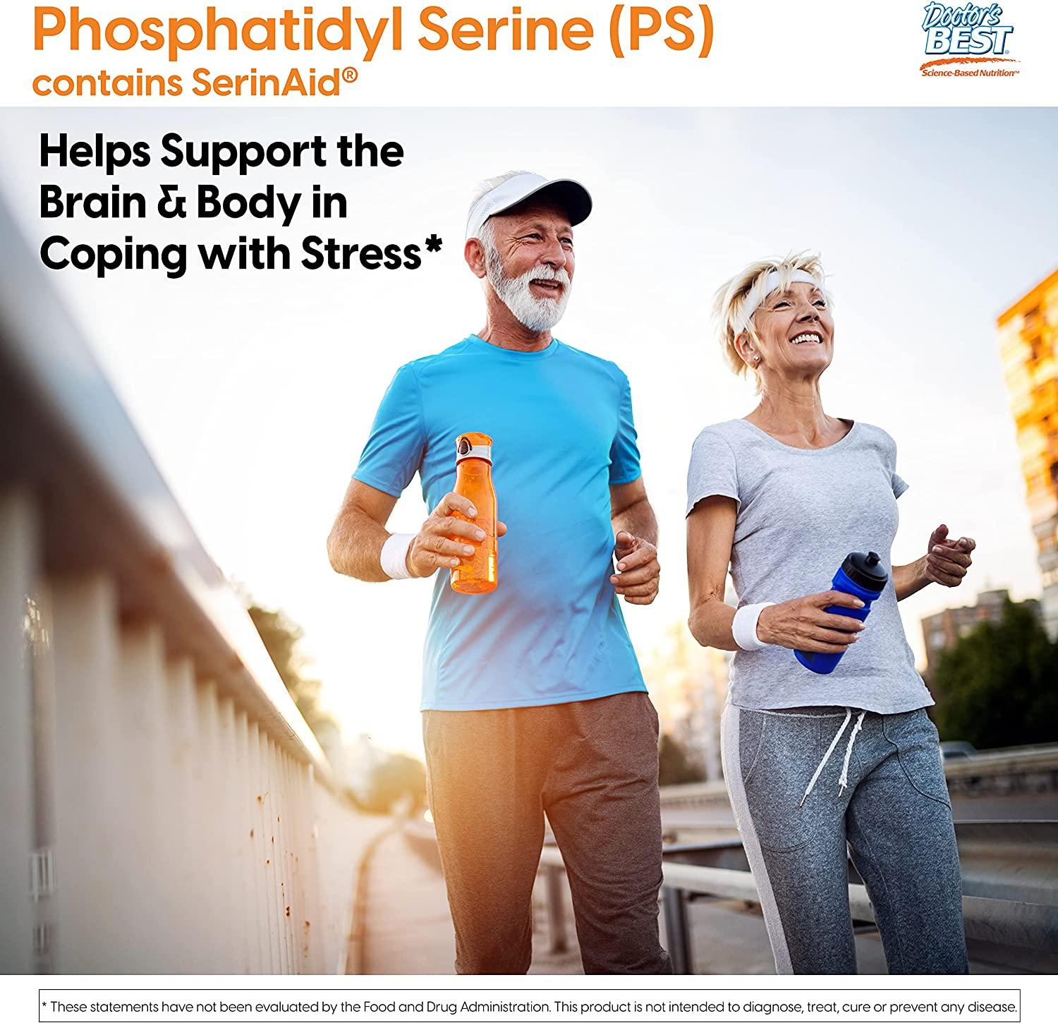 Doctor's Best Phosphatidylserine with SerinAid 100mg - 60 Softgels ...