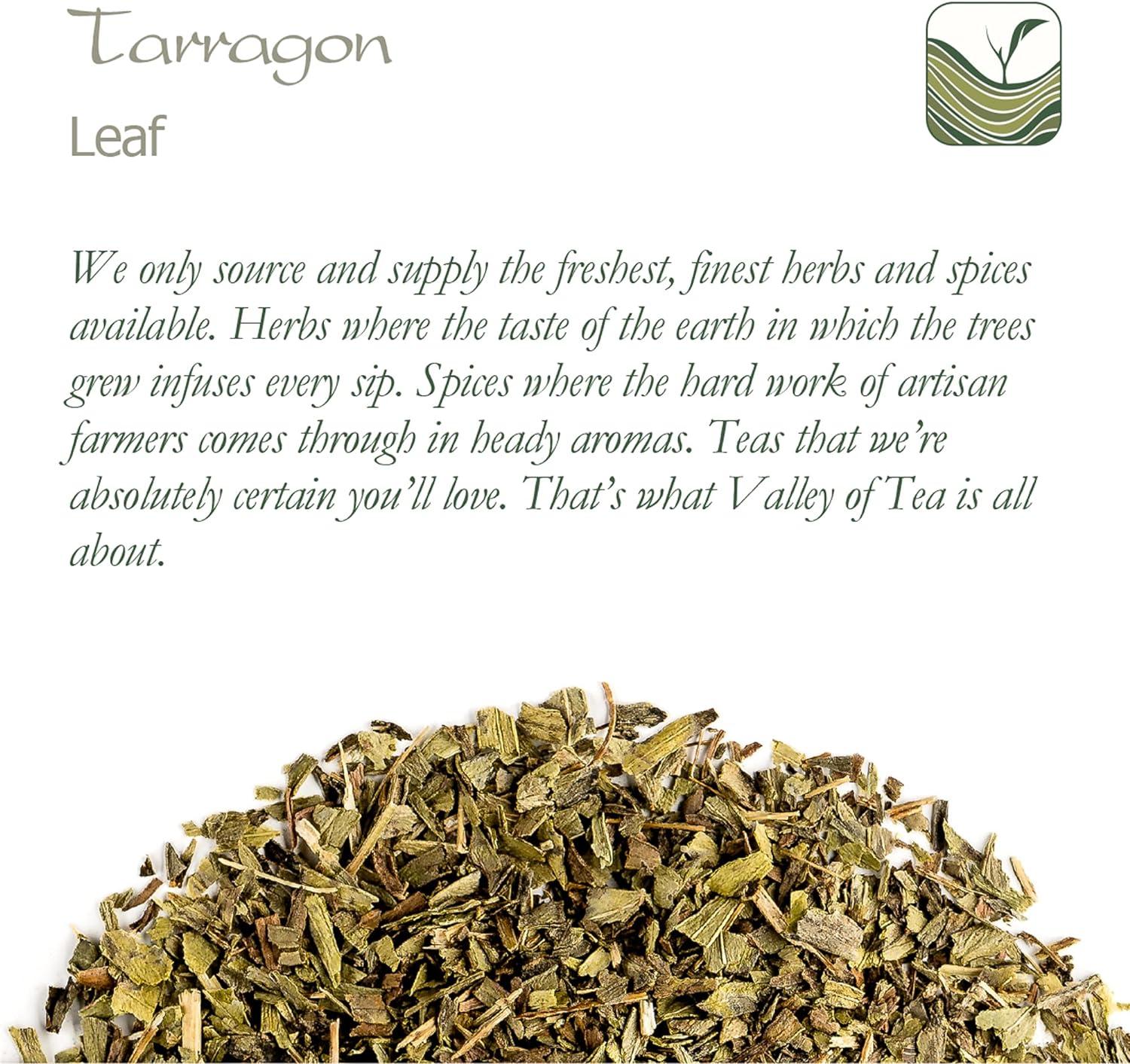 Organic Tarragon Leaf: Dried Culinary Herb Spice 350g - Premium Quality ...