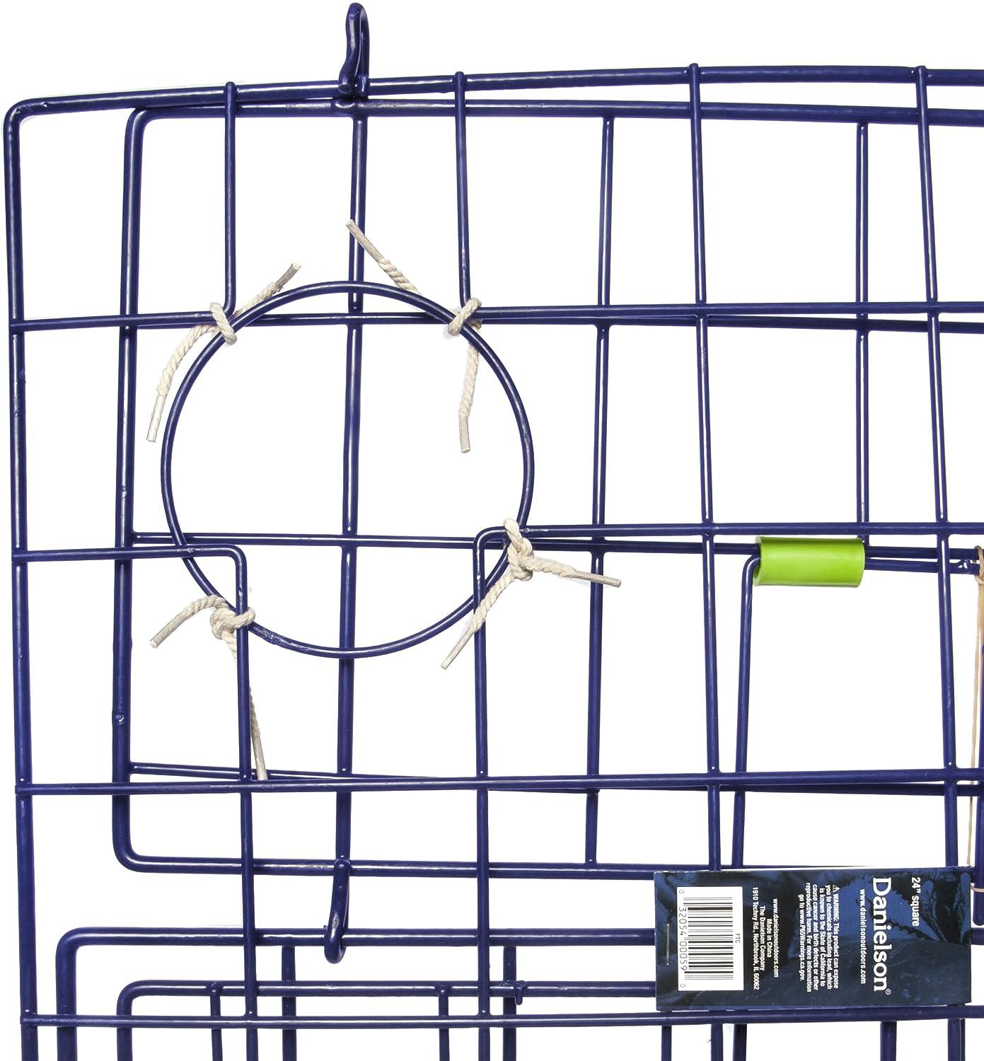 Danielson 24 Fold-Up Pacific Coast Crab Trap | Vinyl-Coated Steel Wire ...