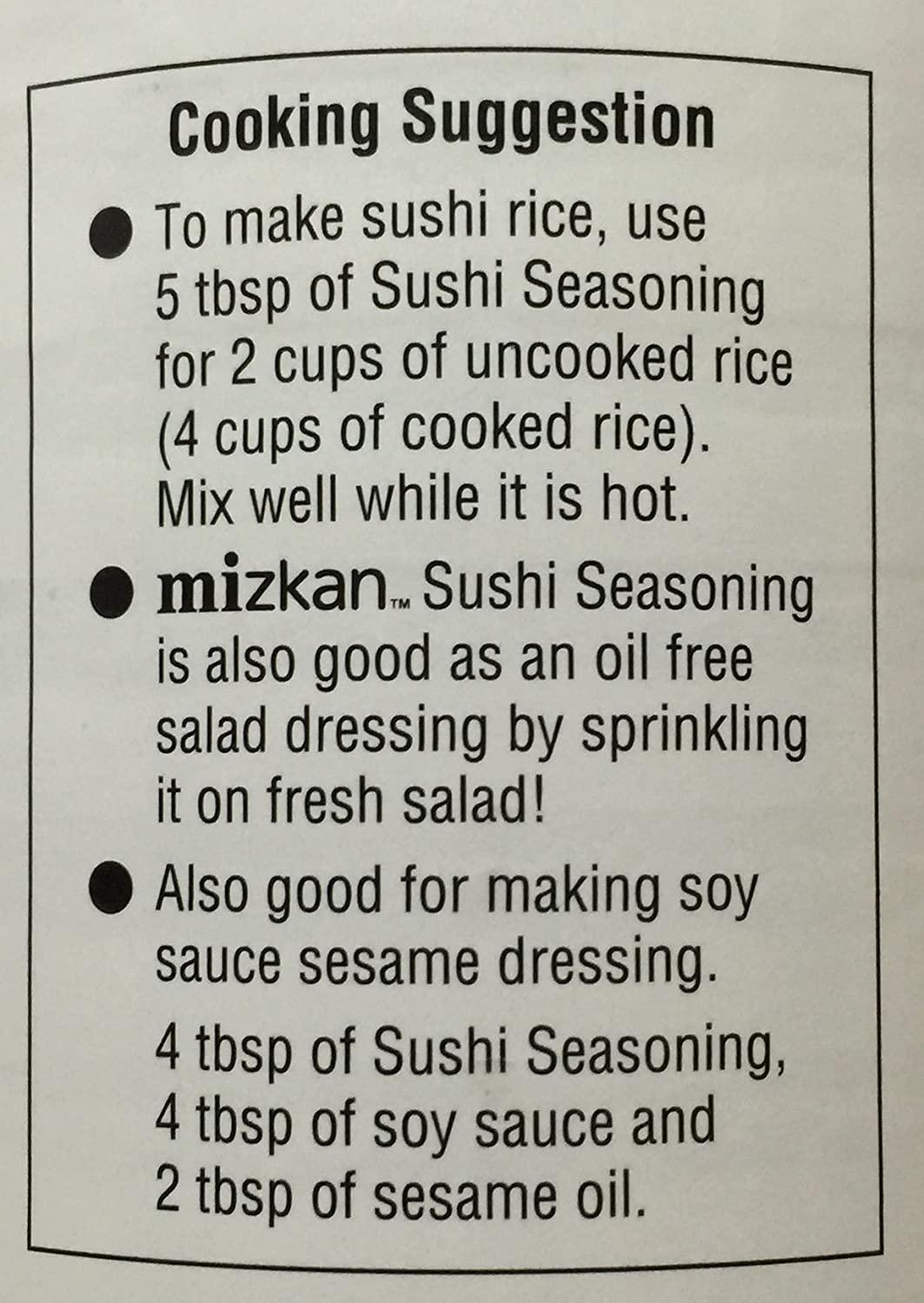 Mizkan Vinegar Sushi Seasoning - 24 fl oz (710ml) for Sushi or Salad ...
