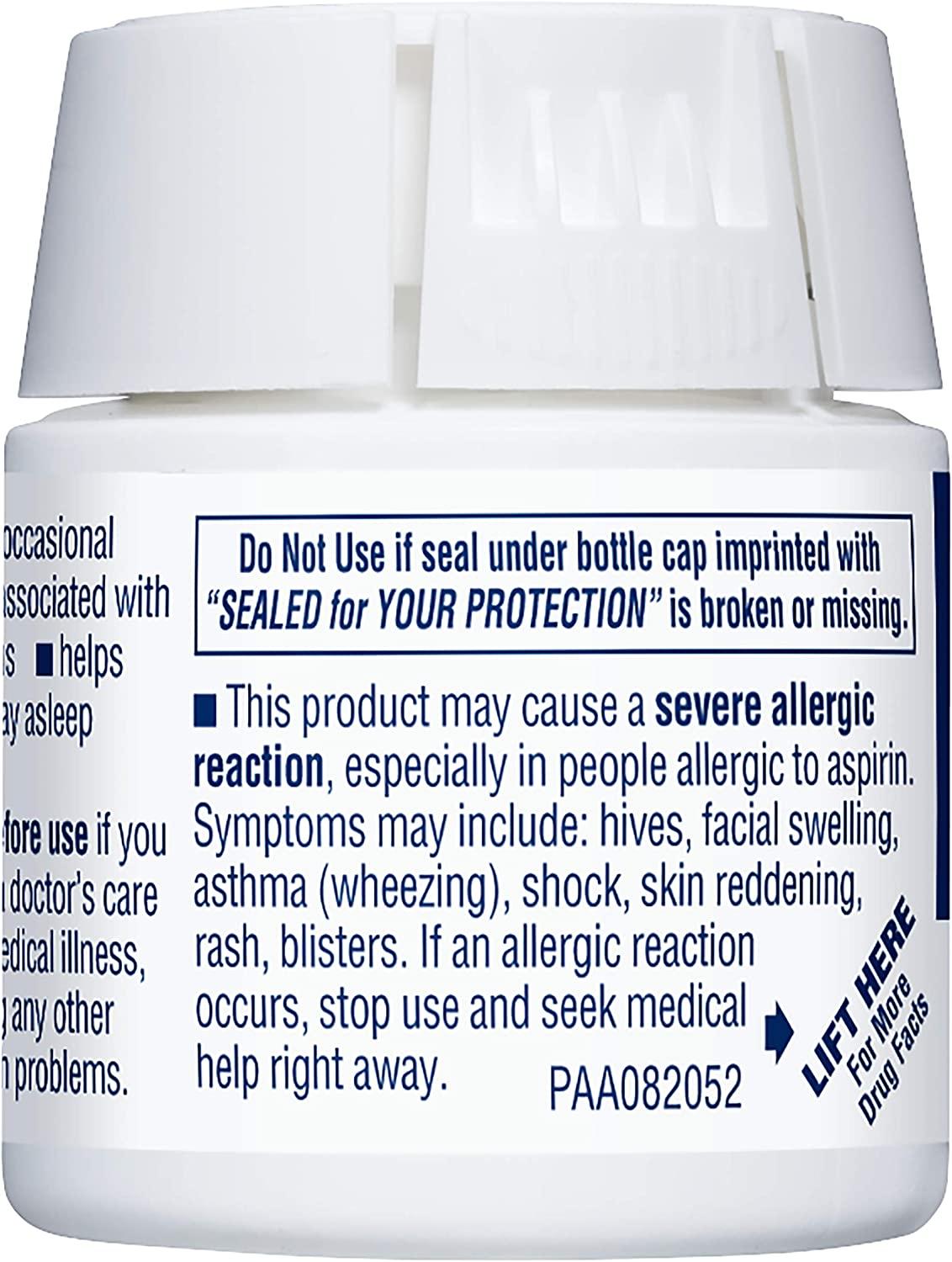 Advil PM Pain Reliever/Nighttime Sleep Aid (20 Count) - 200mg Ibuprofen ...