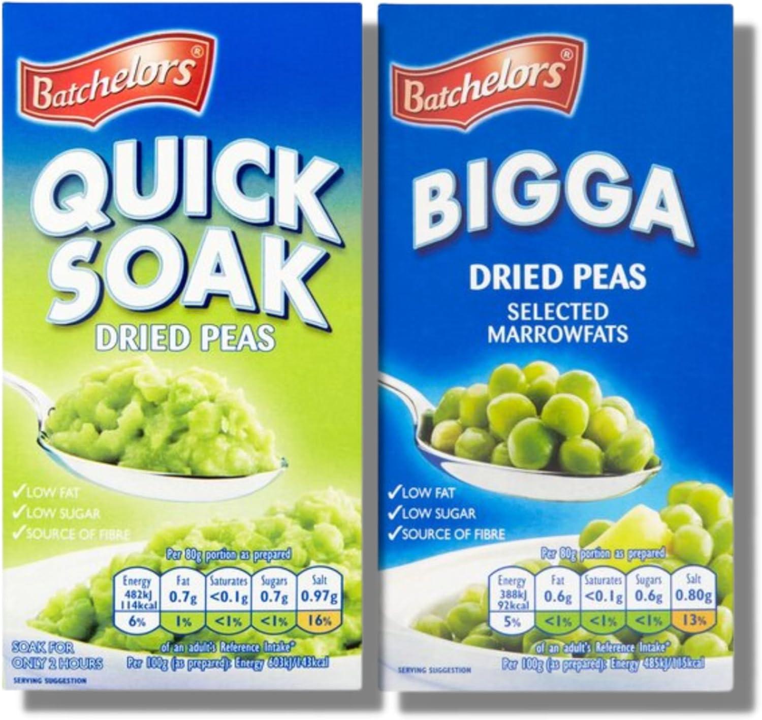 Dried Peas Bundle of Batchelors Bigga Dried Marrowfat Peas 250g and ...