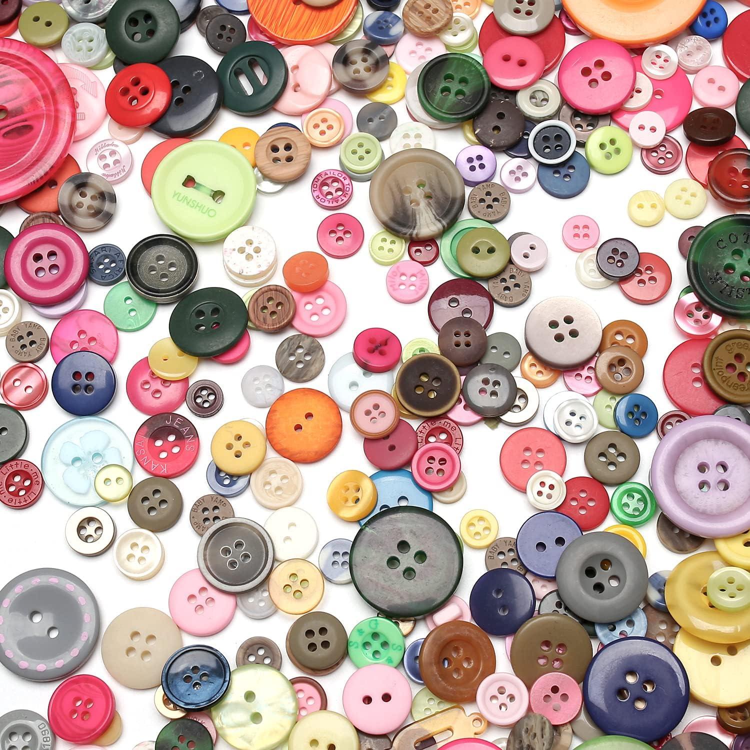 330 Resin Handmade Sewing Buttons for DIY Crafts - Children's Hand ...