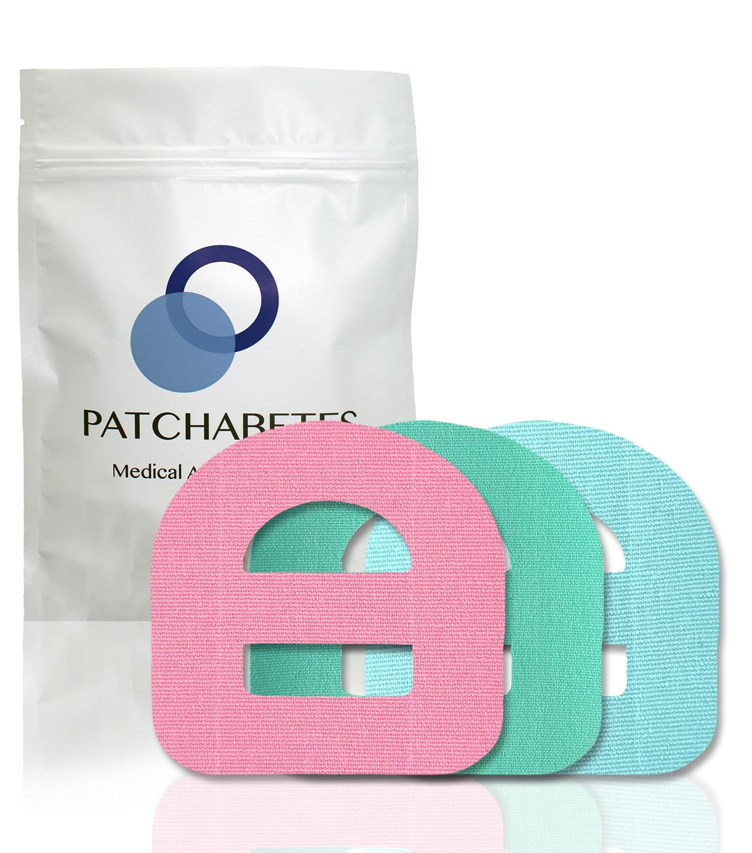 Omnipod Patches - Waterproof Hypoallergenic CGM Adhesive Pastel Pack ...