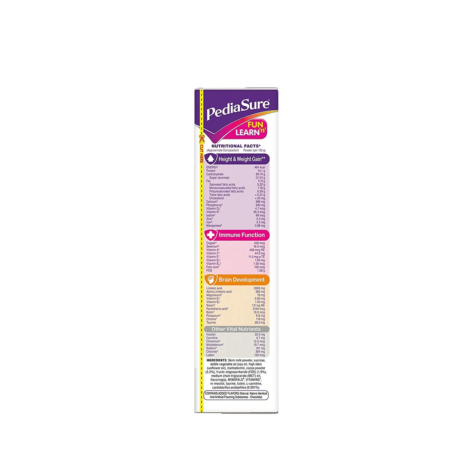 PediaSure Premium Chocolate - 400g Refill Pack | Nutritious Kids Drink ...