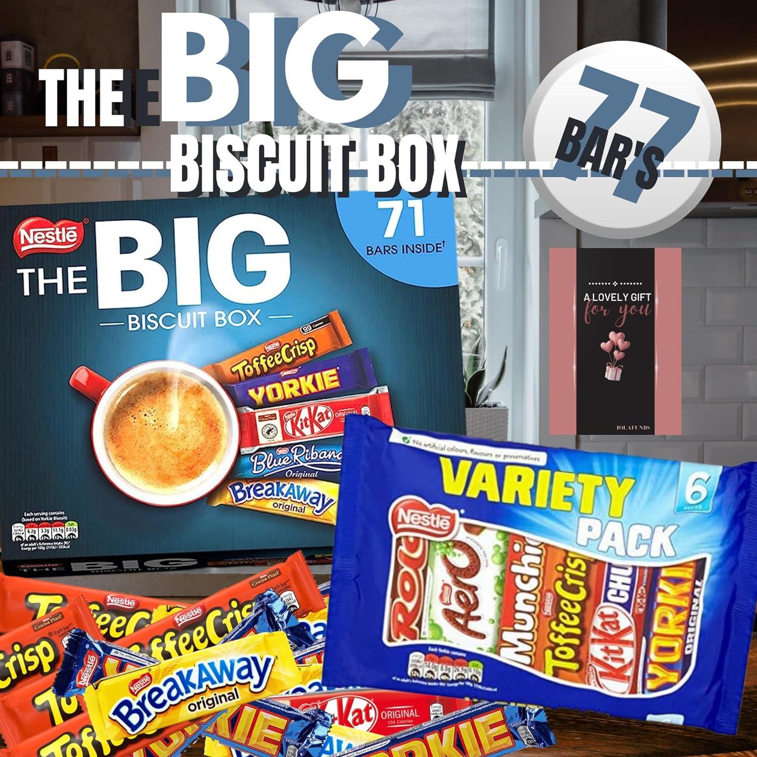 Nestle Lunchbox Snacks - The Big Biscuit Box Of Chocolate Bars ...