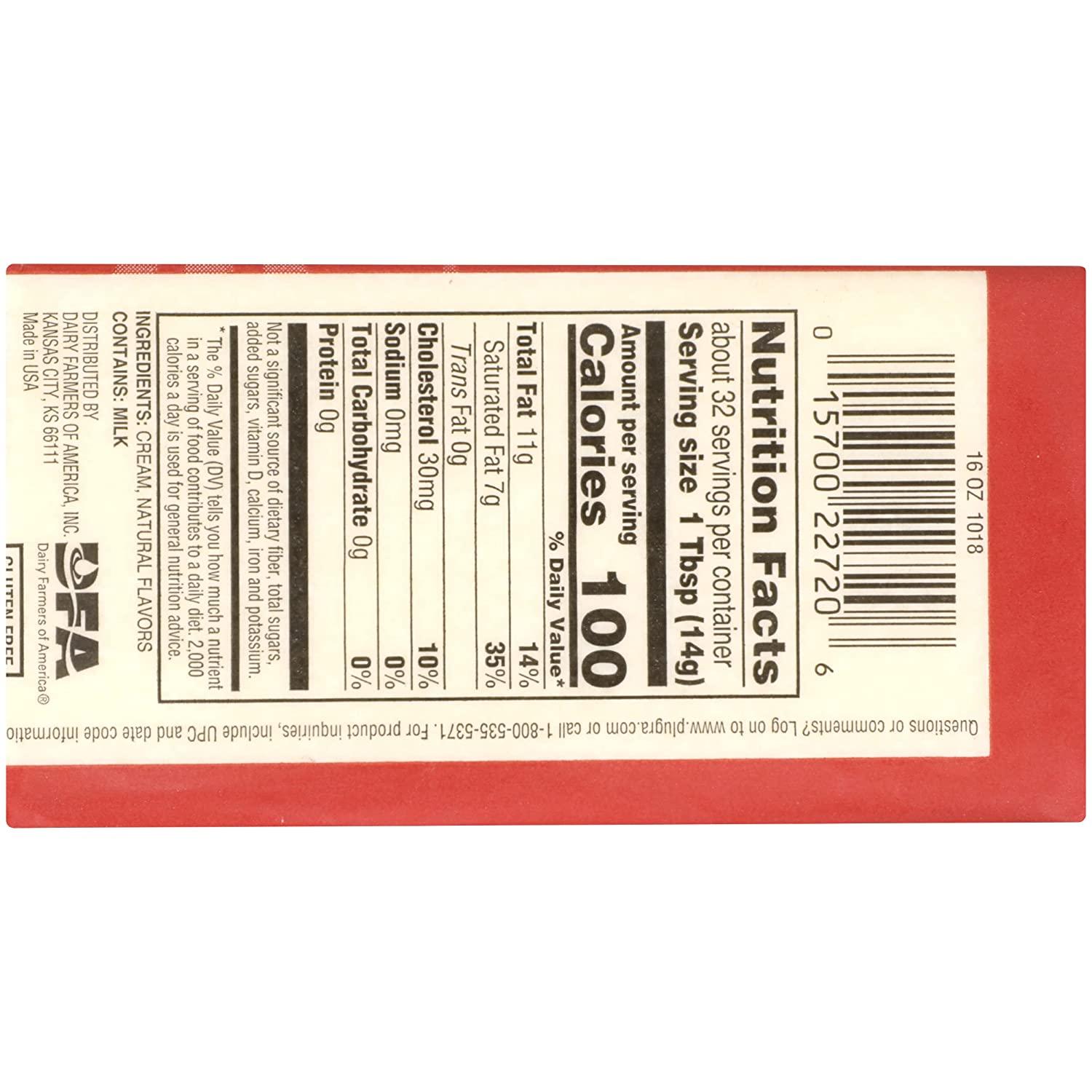 Plugra Butter European Style Unsalted 16oz - Premium Quality for Baking ...