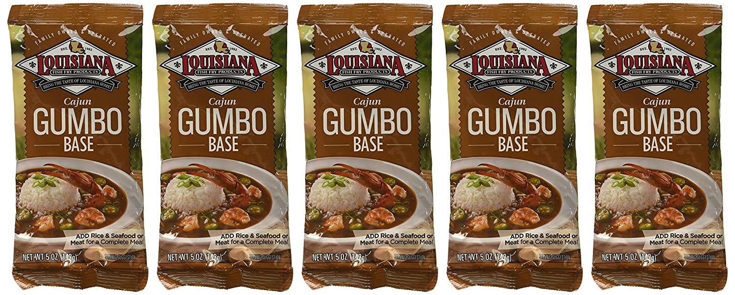 Louisiana Base Gumbo 5 oz (Pack of 5) - Authentic Cajun Flavors for ...
