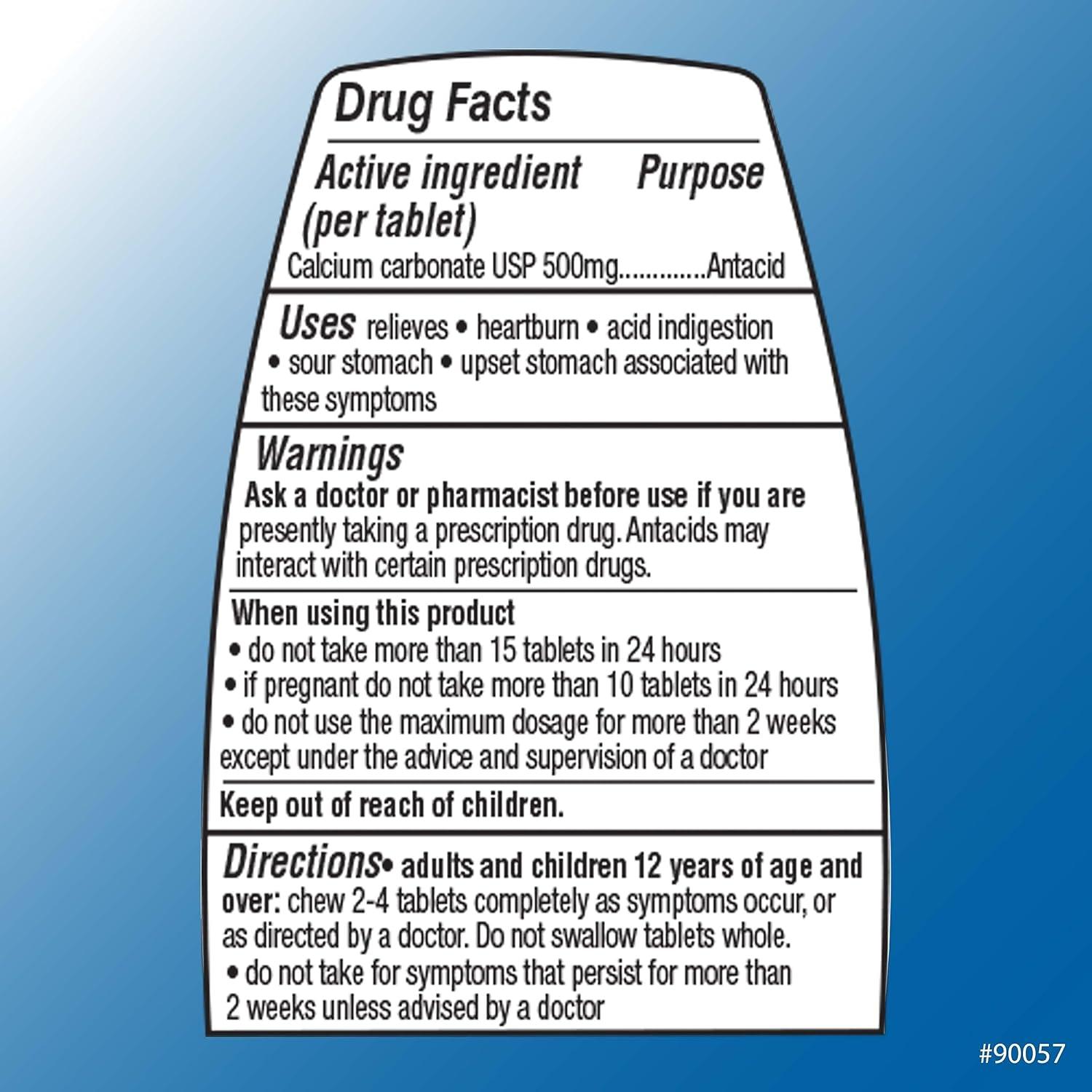 Buy Quality Choice Tropical Fruit Calcium Carbonate Antacid Tablets ...