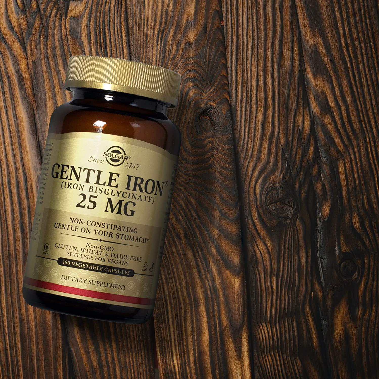 Solgar Gentle Iron Capsules - Non-Constipating Red Blood Cell ...