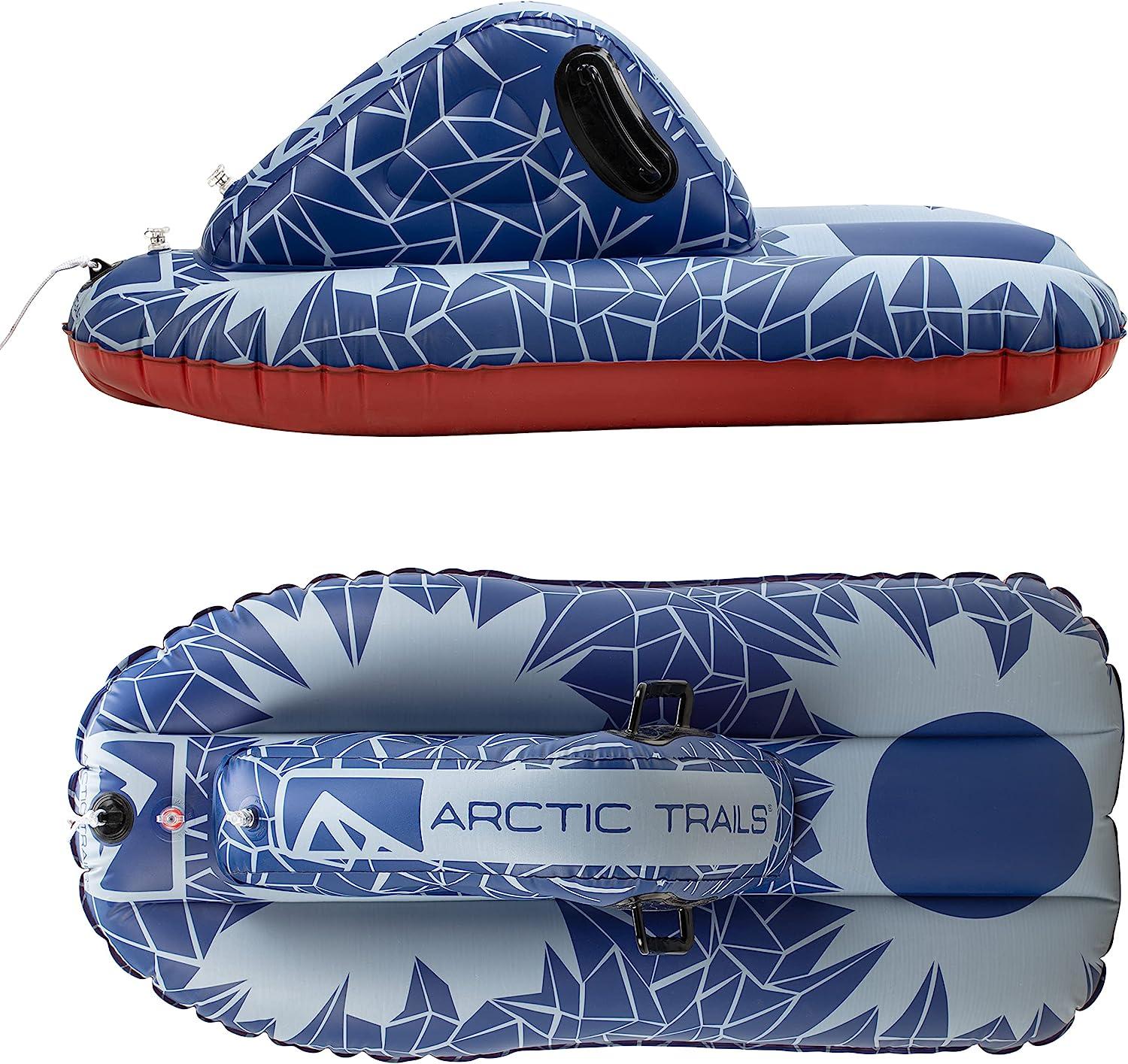 Franklin Sports Arctic Trails Snow Tube Sleds - Inflatable 1 + 2 Person ...