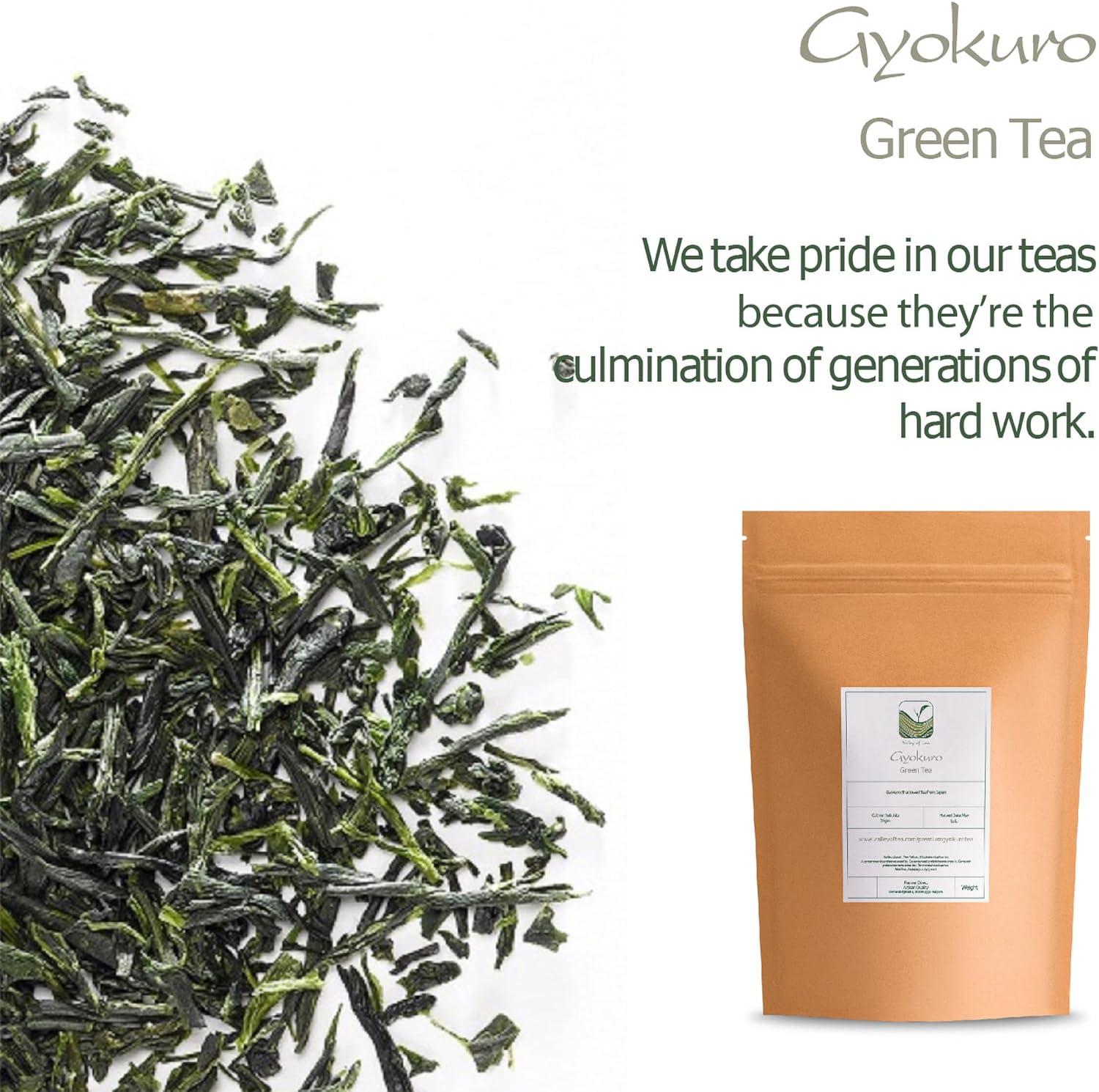 Gyokuro Green Tea From Japan - Famous Japanese Unami Tea - Jade Dew ...