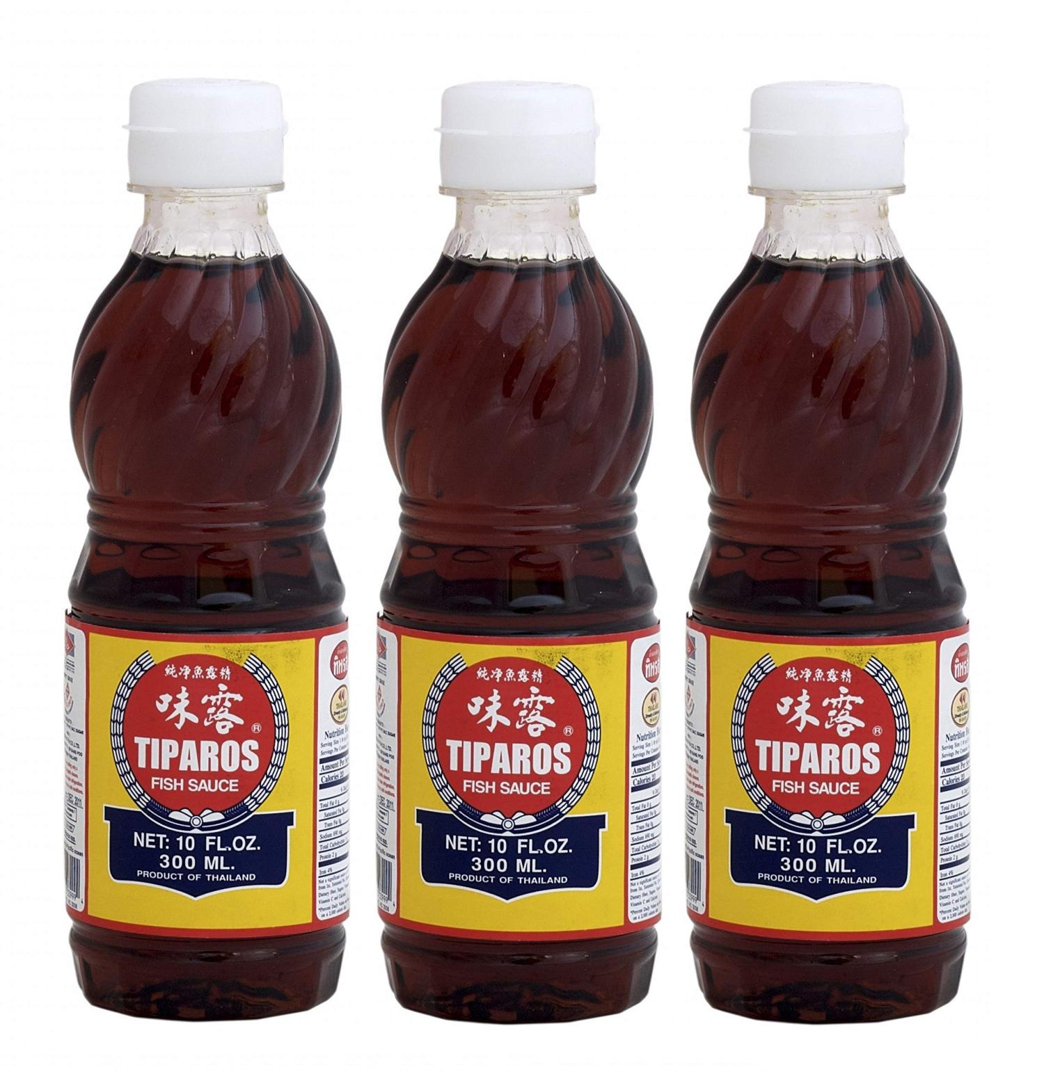 Tiparos Fish Sauce - Authentic Thai Fish Sauce (3 x 300ml) - Buy Original Thai Flavor Online ...
