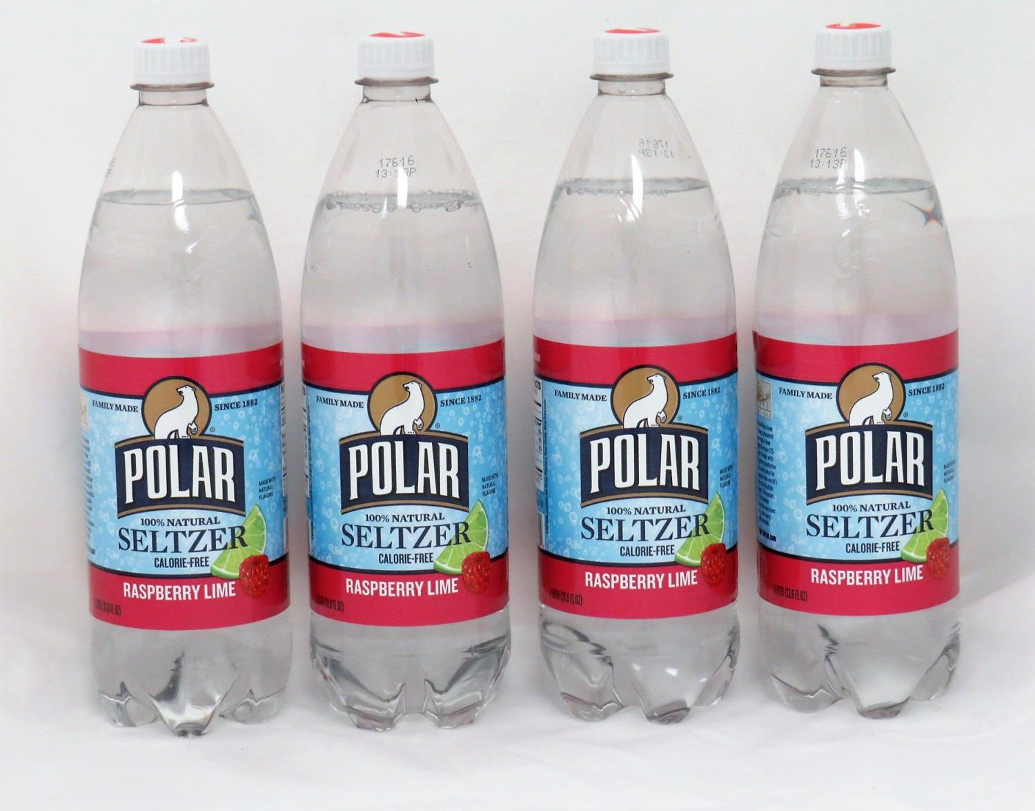 Buy Raspberry Lime Seltzer by Polar Beverages - 1L Bottles (4-Pack) | International Shipping ...