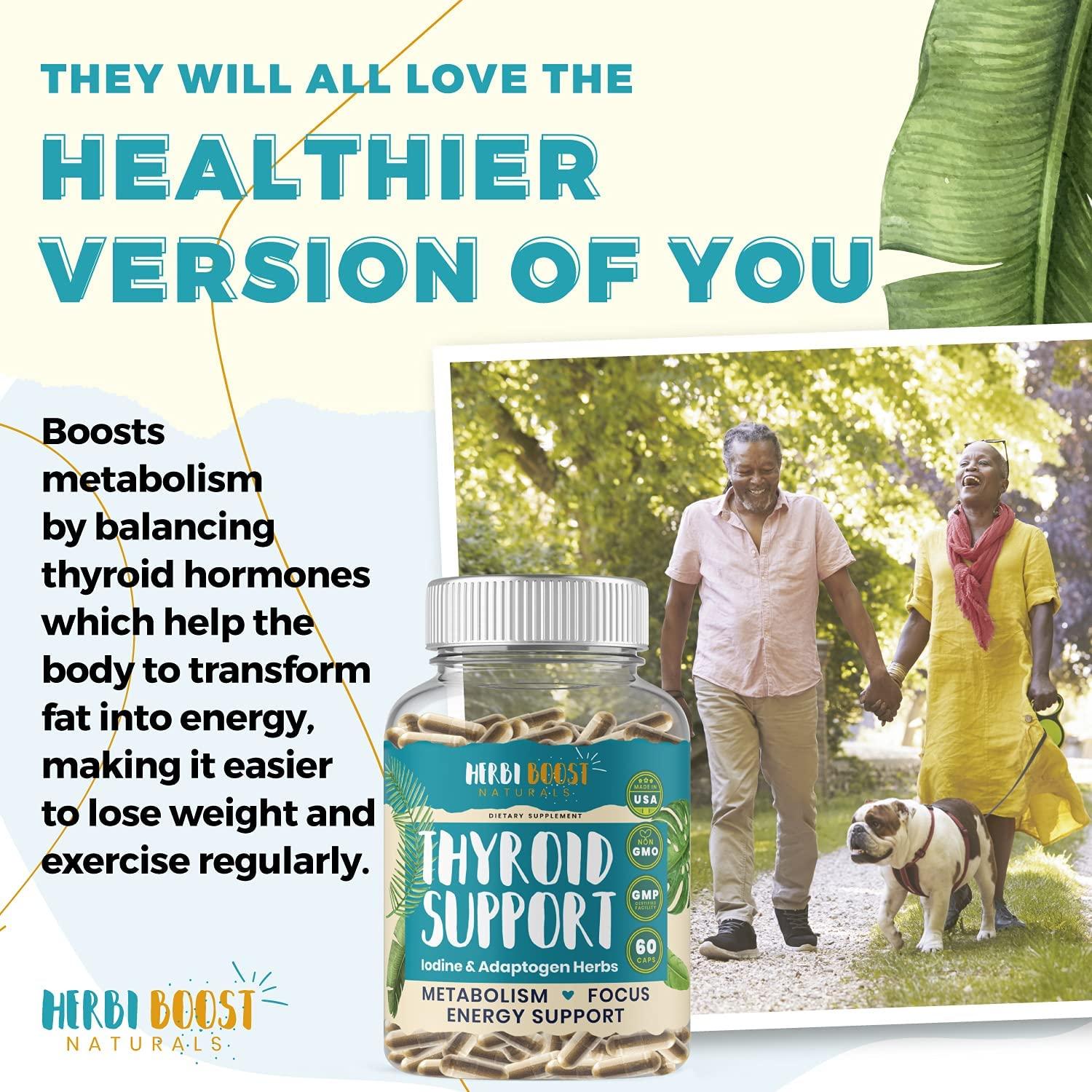 Thyroid Support Supplement for Women - 1069mg Extra Strength with ...