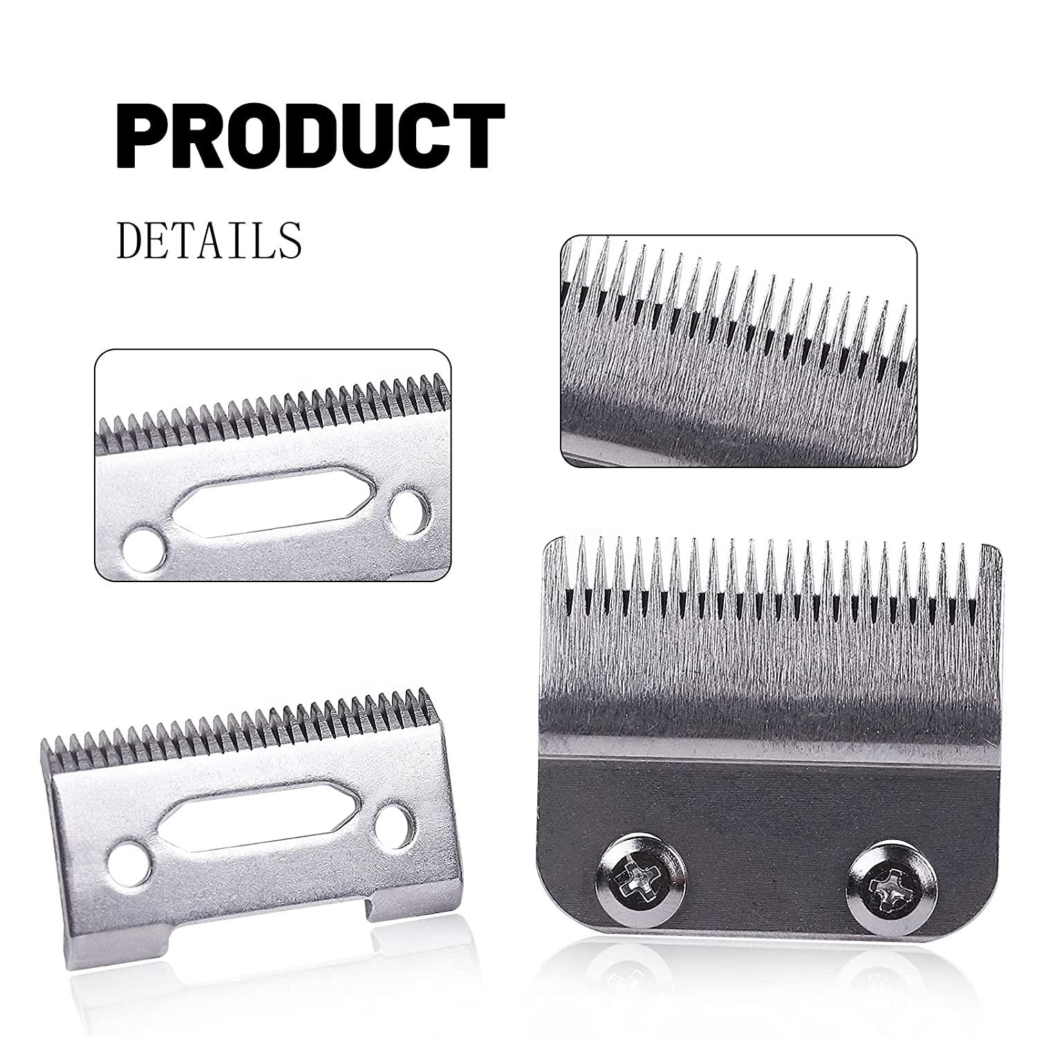 Carbon Steel Hair Clipper Replacement Blades for Wahl 8148, Senior ...