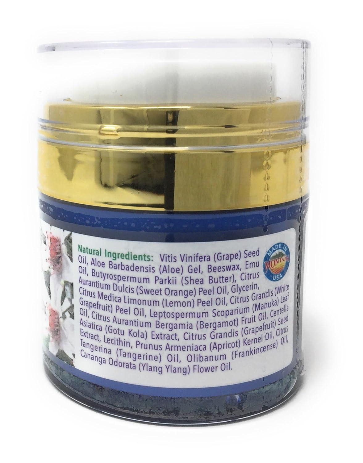 Montana Emu Ranch Balancing Facial Cream 1oz - Pure Emu Oil & Suitable ...