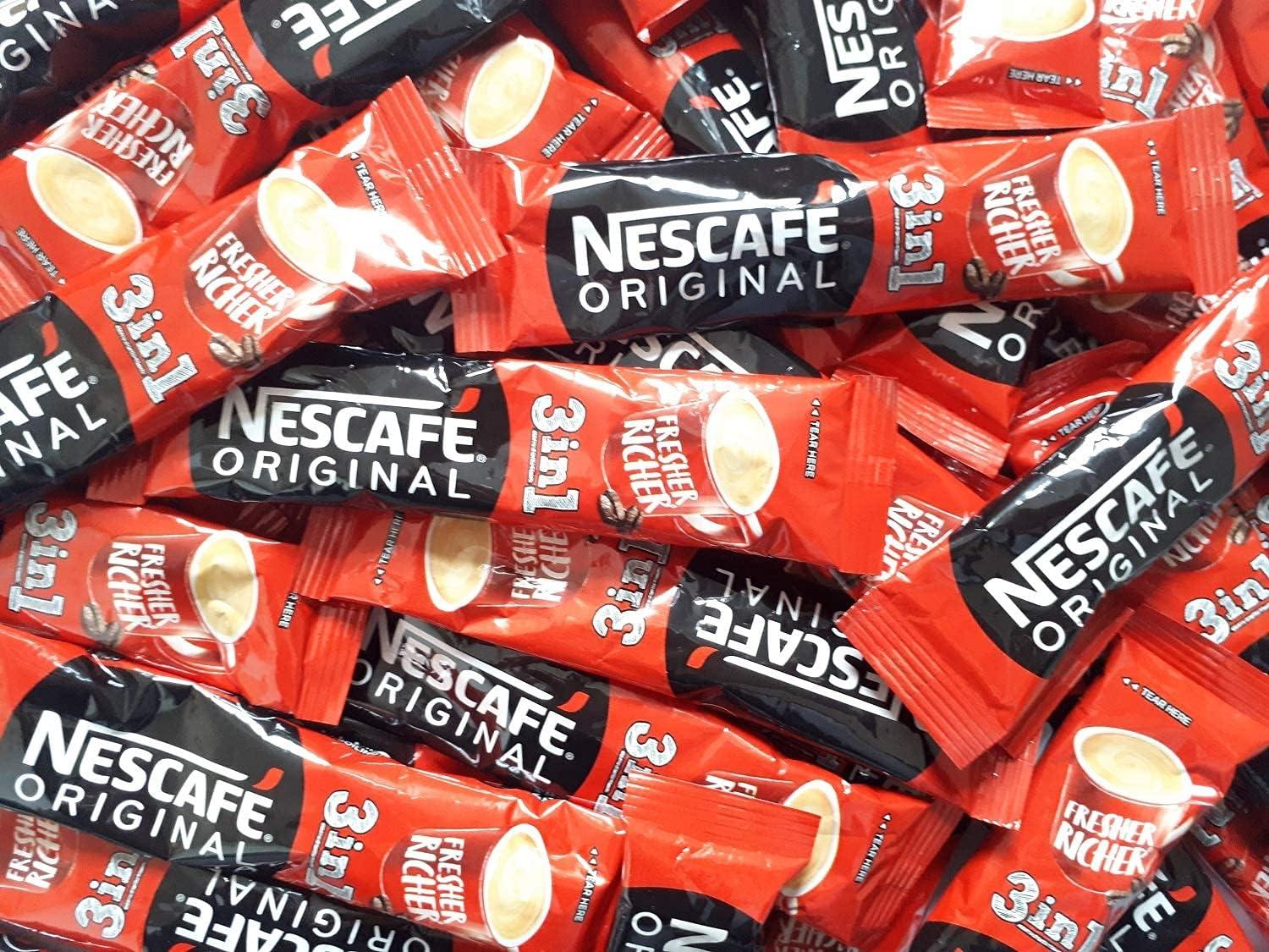 Nescafe 3in1 Original EU Made Instant Coffee Sachets - 200 Sachets ...