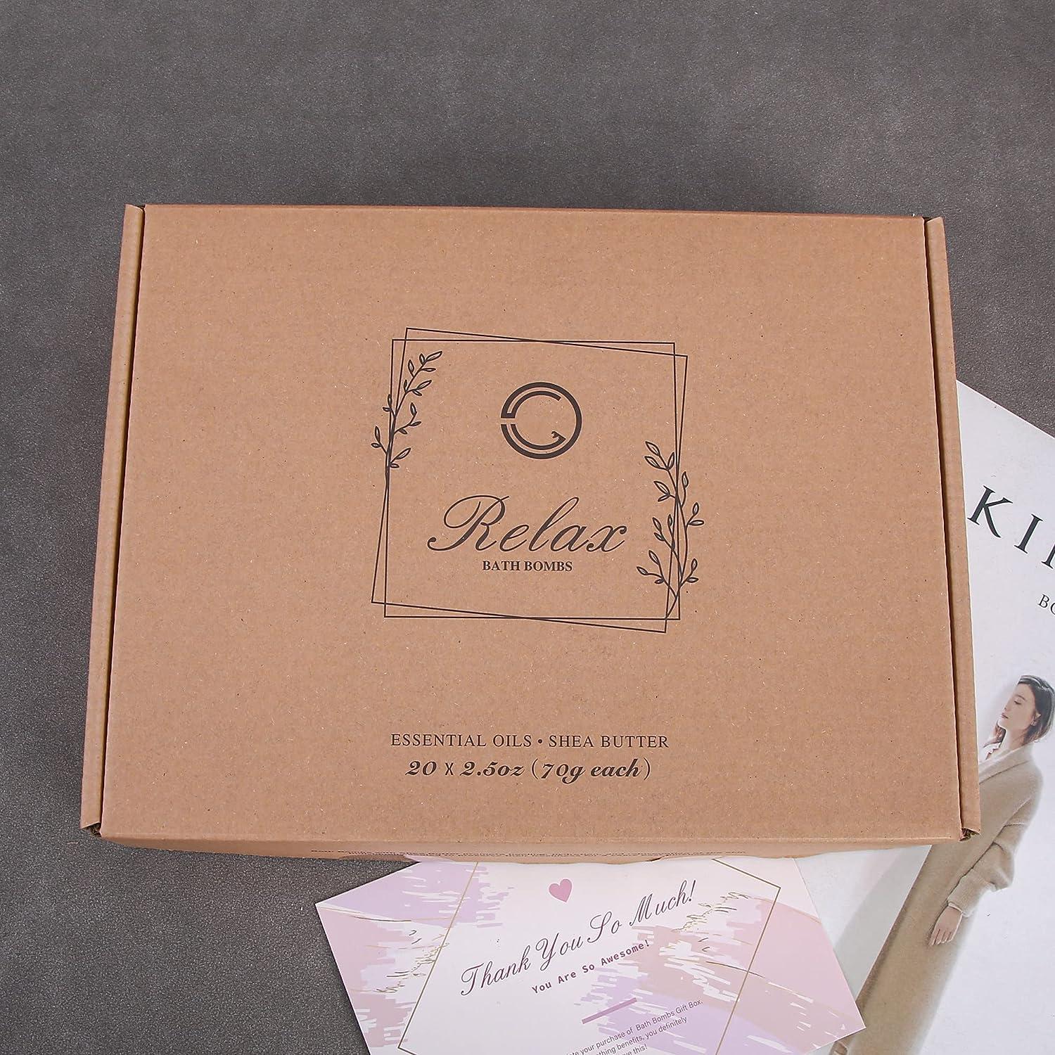 Rosyclo Bath Bombs Gift Set with Essential Oils - Perfect Spa Shower Kit for Bubble Bath - Ideal ...