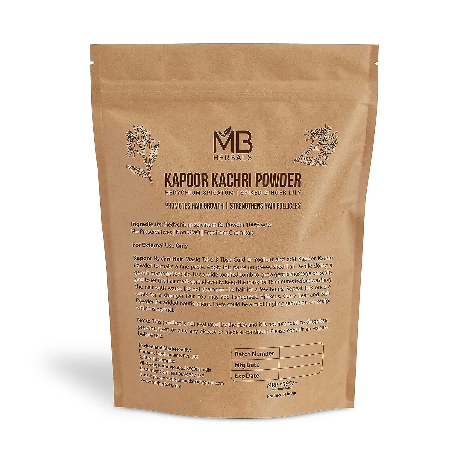 MB Herbals Kapoor Kachri Powder 227g - Hair Care for Growth & Strength ...