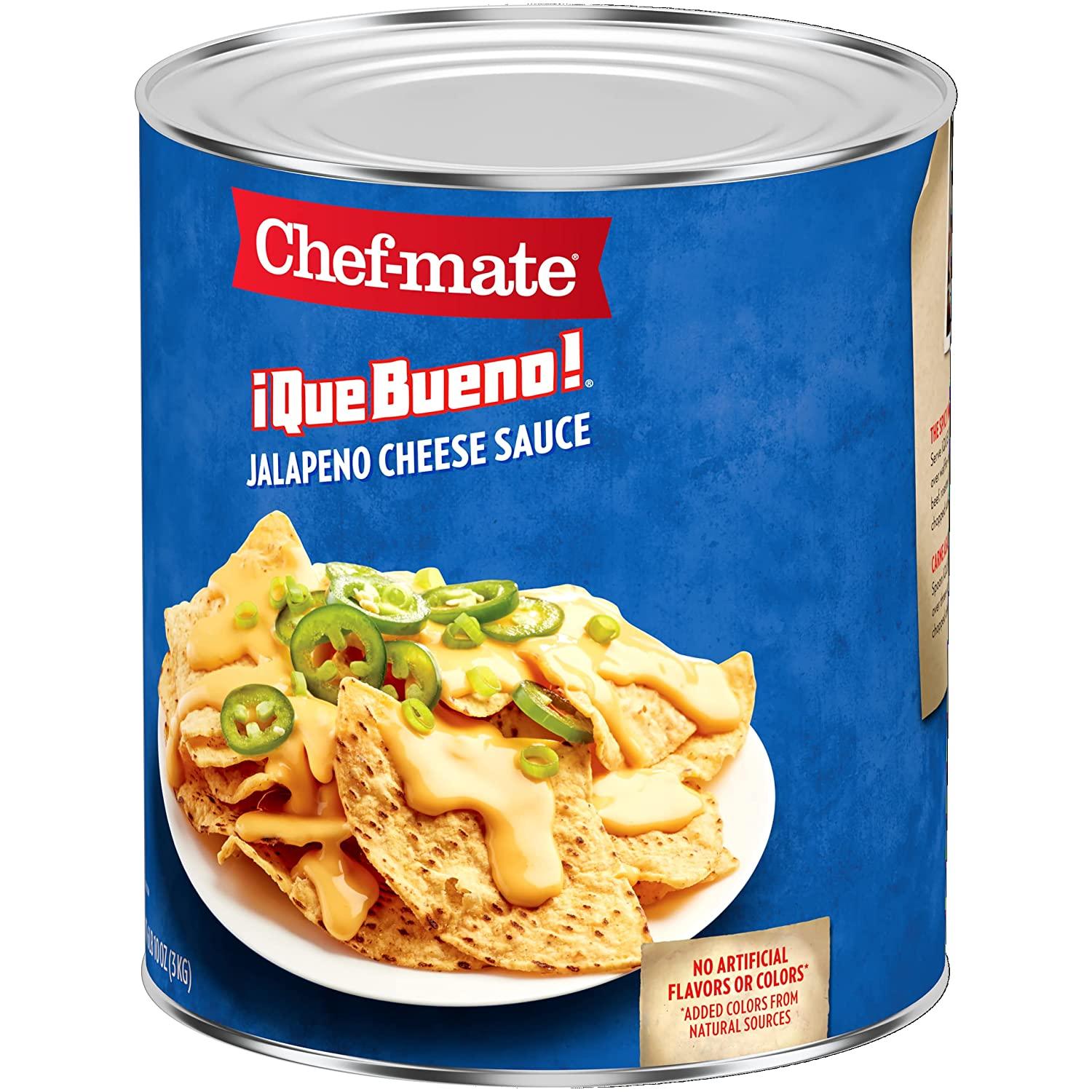 Chef-mate Que Bueno Spicy Nacho Cheese Sauce 6 lb 10 oz (#10 Can ...