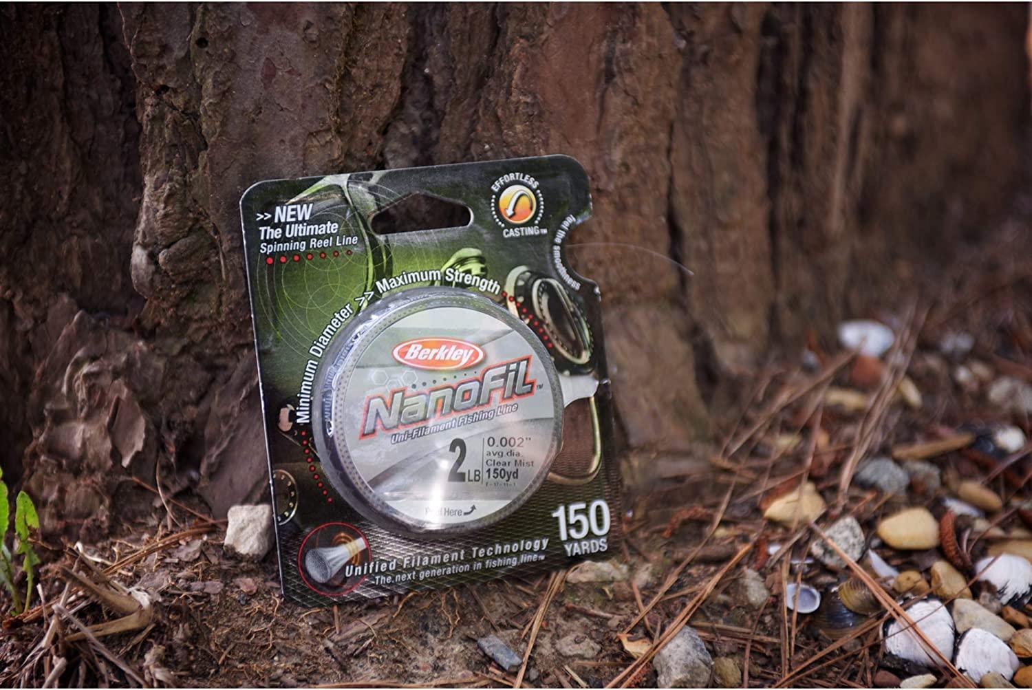 Berkley NanoFil Fishing Line 150 Yards | Clear Mist | 17lb Strength ...