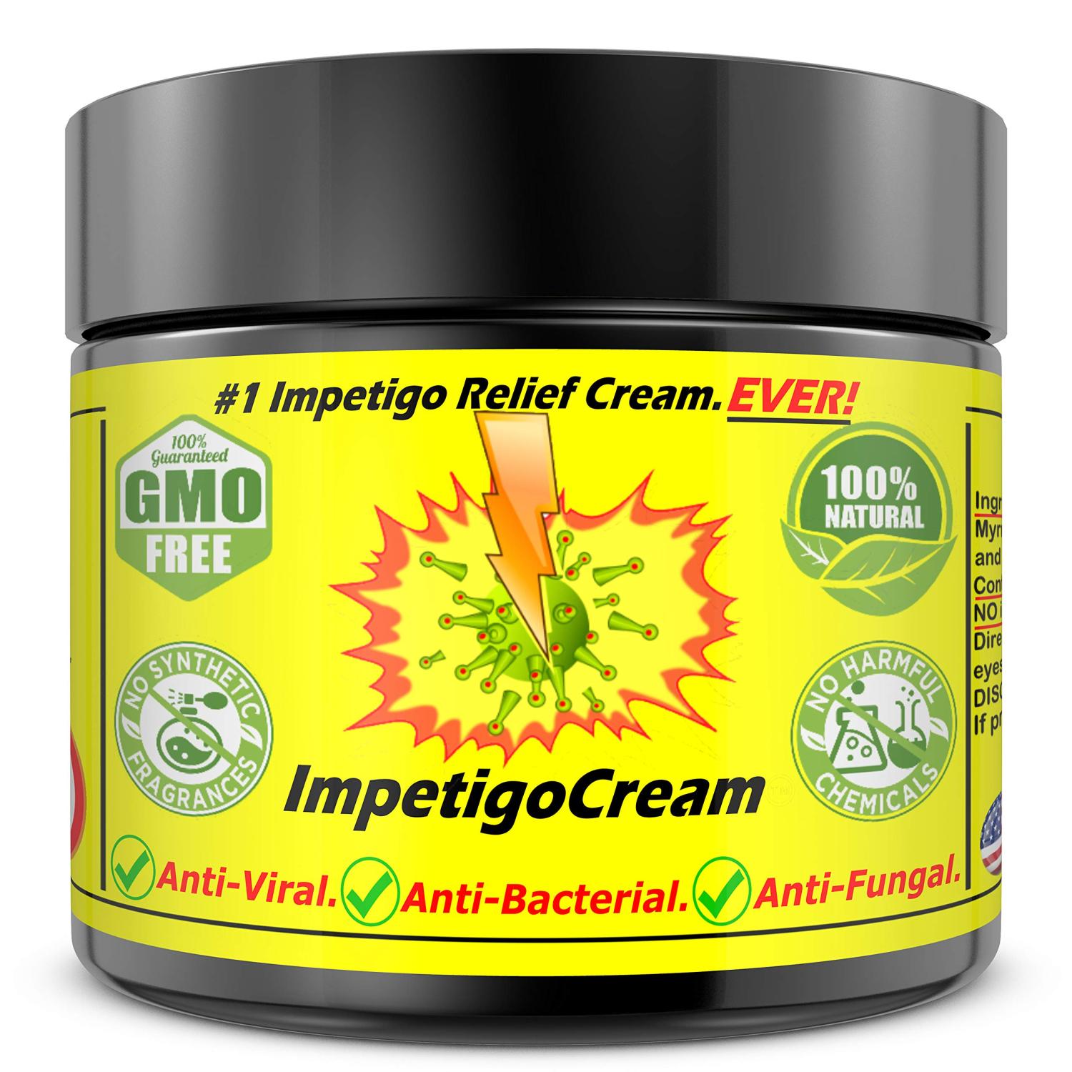Impetigo Cream with Tea Tree Oil for Adults & Kids - Antibiotic ...