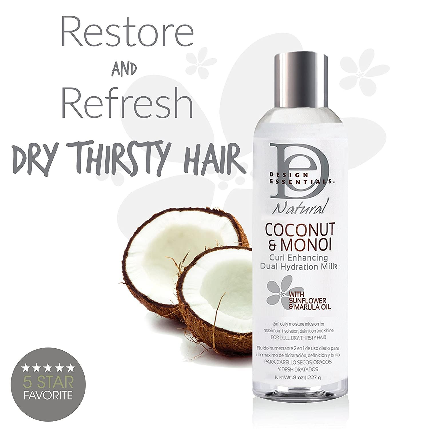 Design Essentials Curl Enhancing Milk 8 Oz - Coconut & Monoi Collection ...