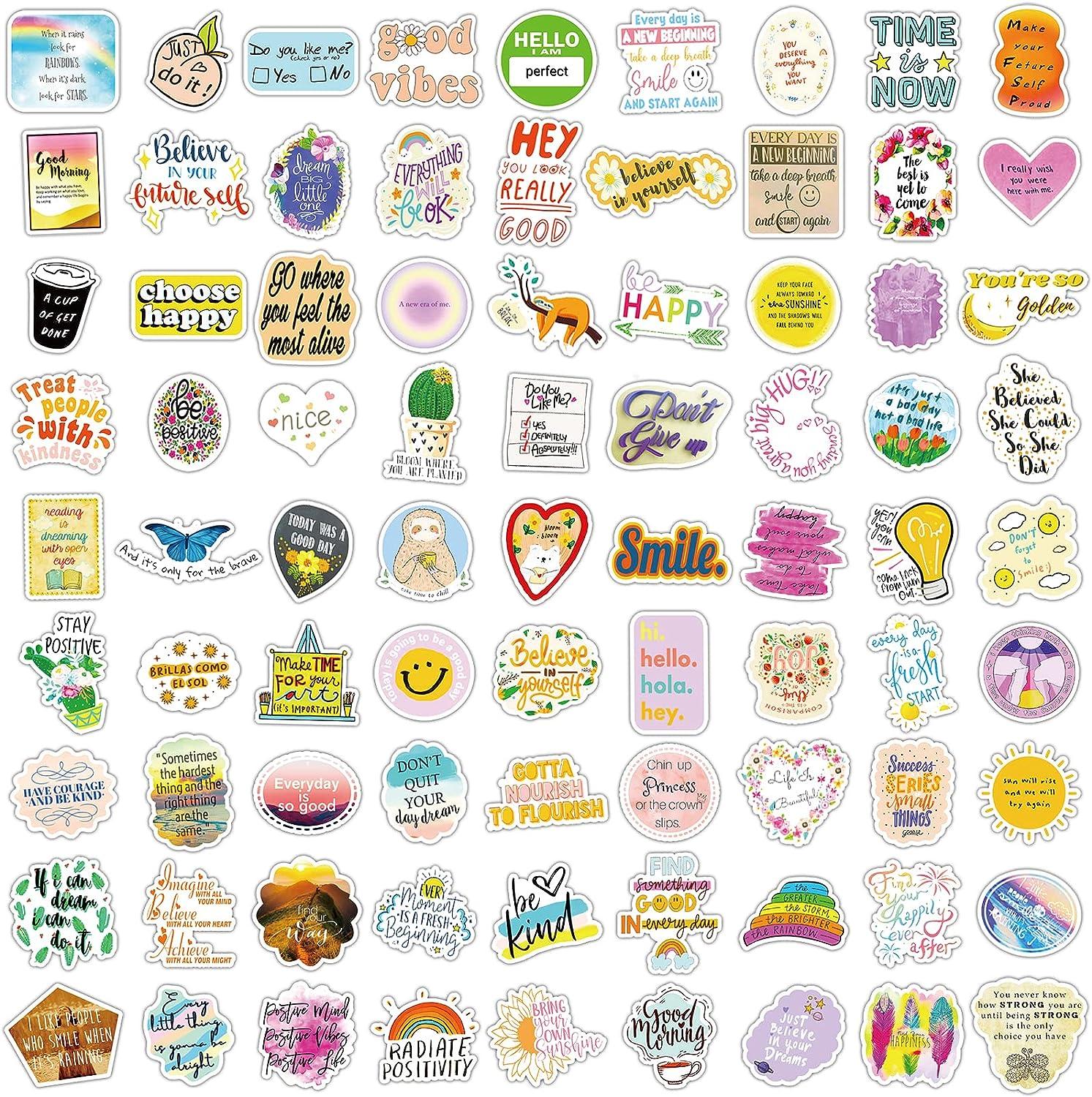 300PCS Inspirational Words Sticker Pack for Teens & Adults ...