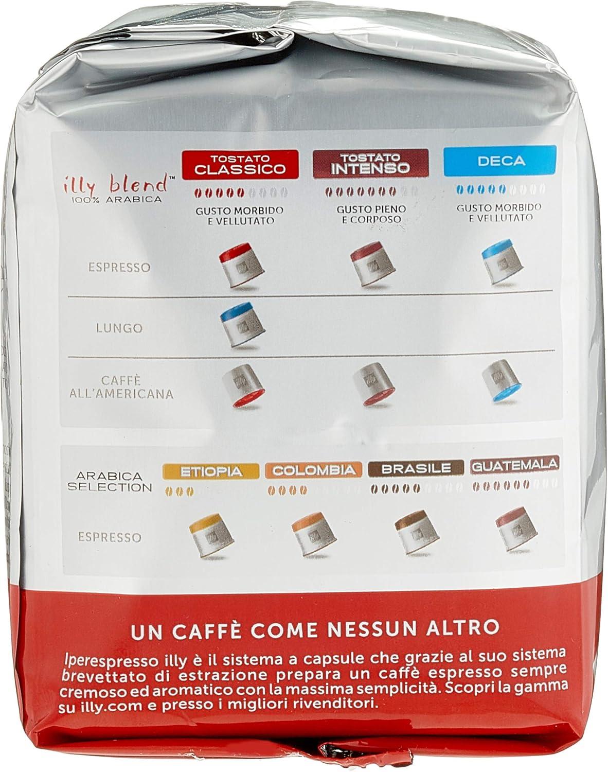 illy Coffee Classico Espresso Coffee Capsules Medium Roast 100 Percent ...