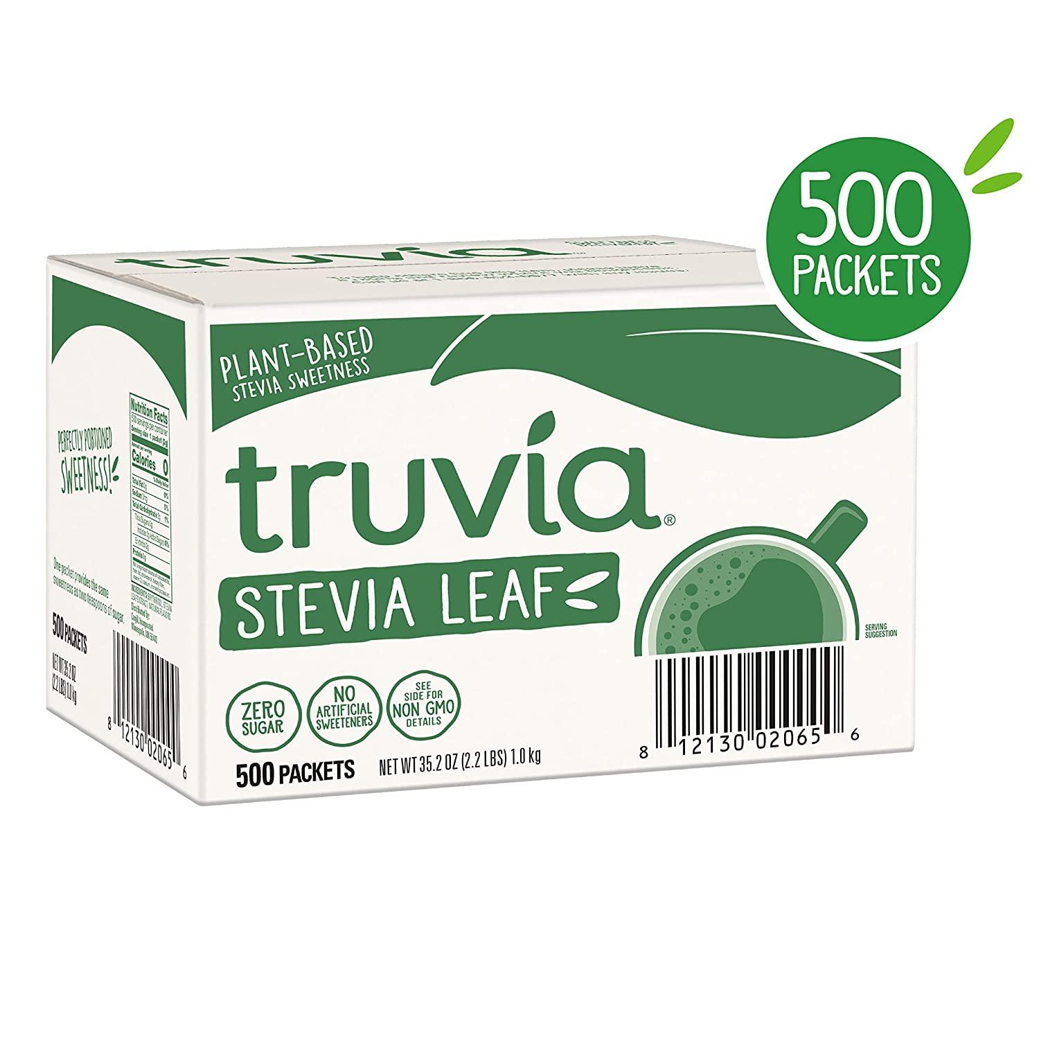 Truvia Natural Stevia Sweetener Packets - 500 Count (35.2 oz) | Buy Now ...
