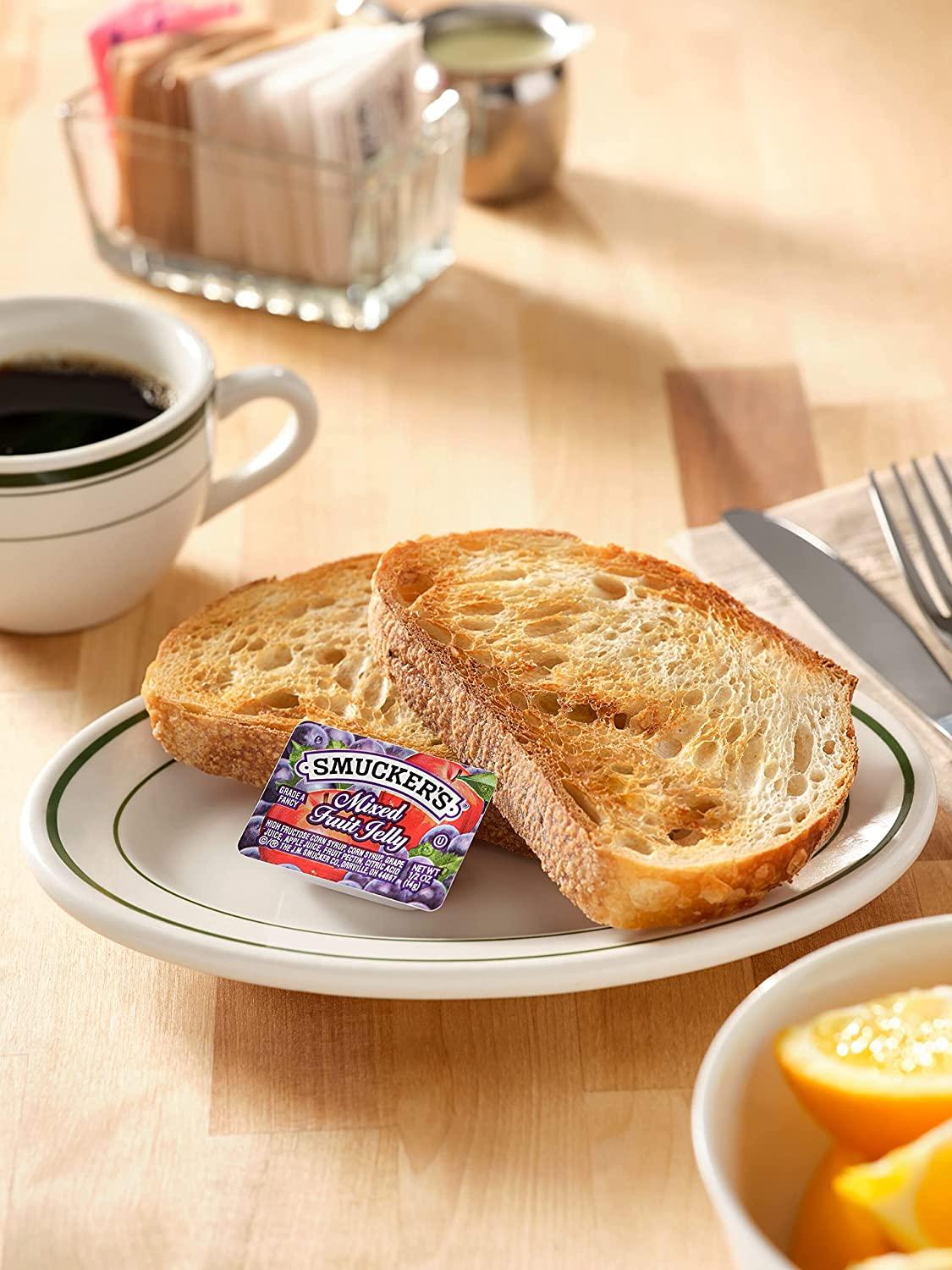 Smucker's 3-Flavor Mini Jam and Jelly Assortment - 200 Count Pack | Buy ...