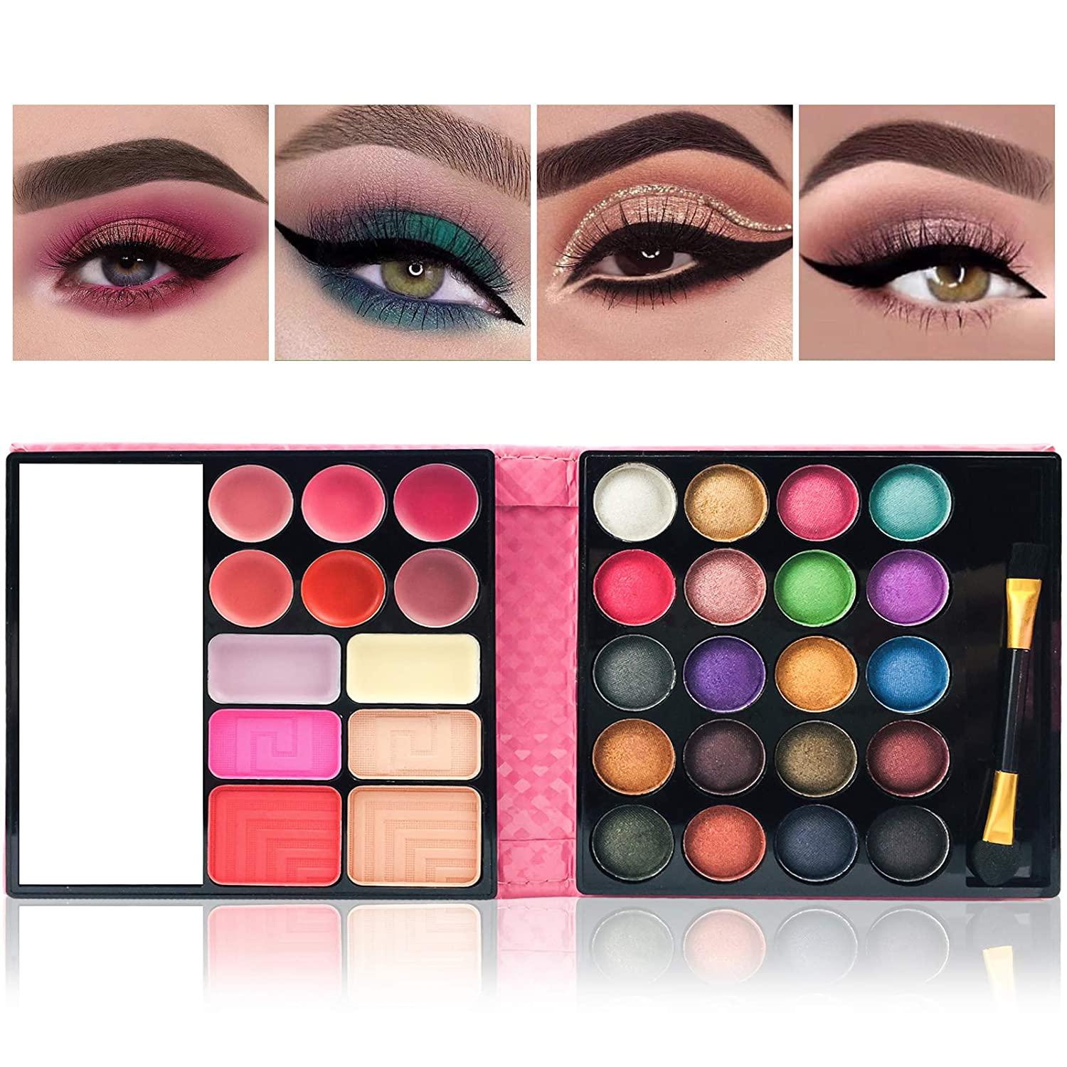Beauty Book All in One Makeup Kit - 32 Colors Palette, Lip Gloss, Blush ...