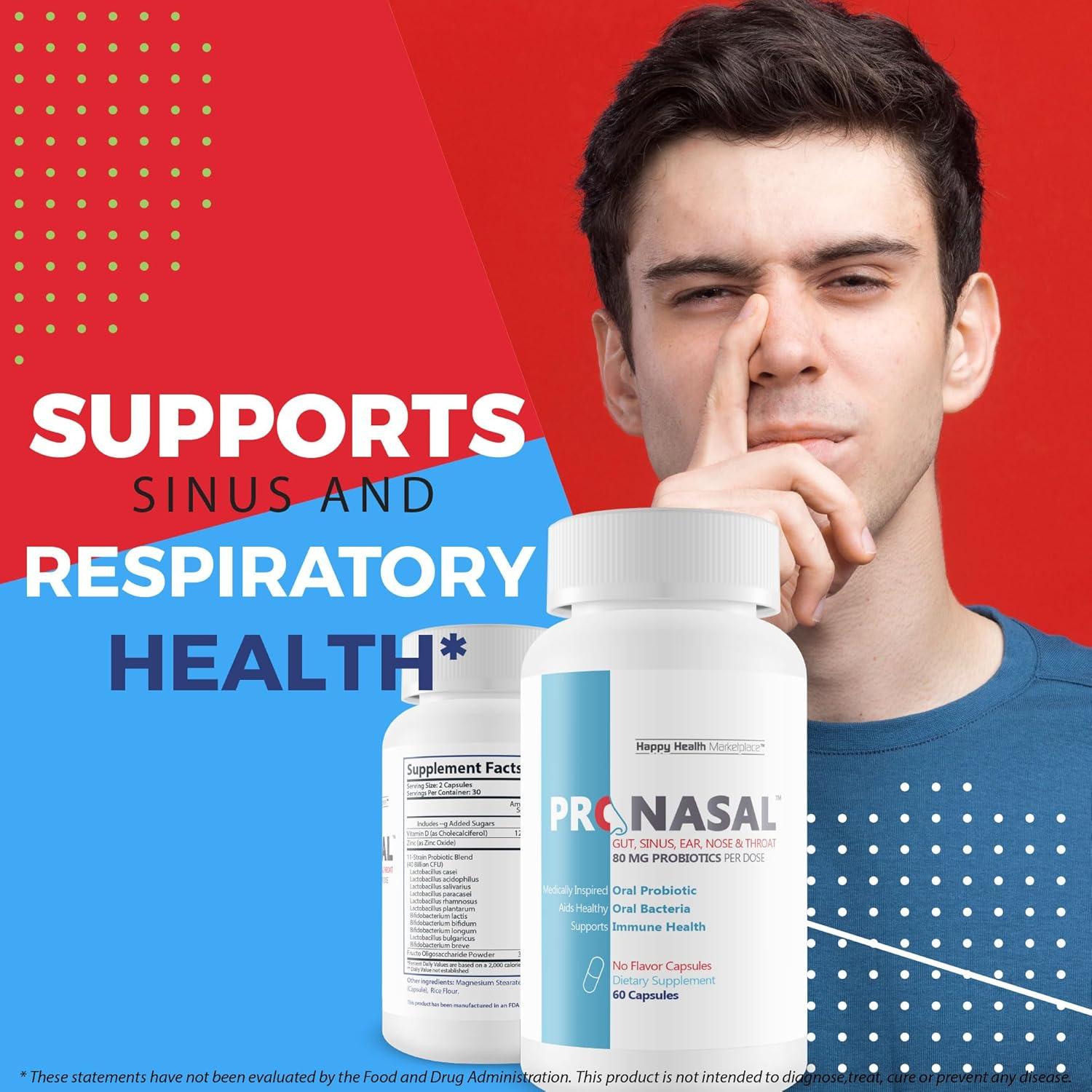Pro Nasal - Best Sinus Support Supplement | Natural Sinus Probiotic for ...