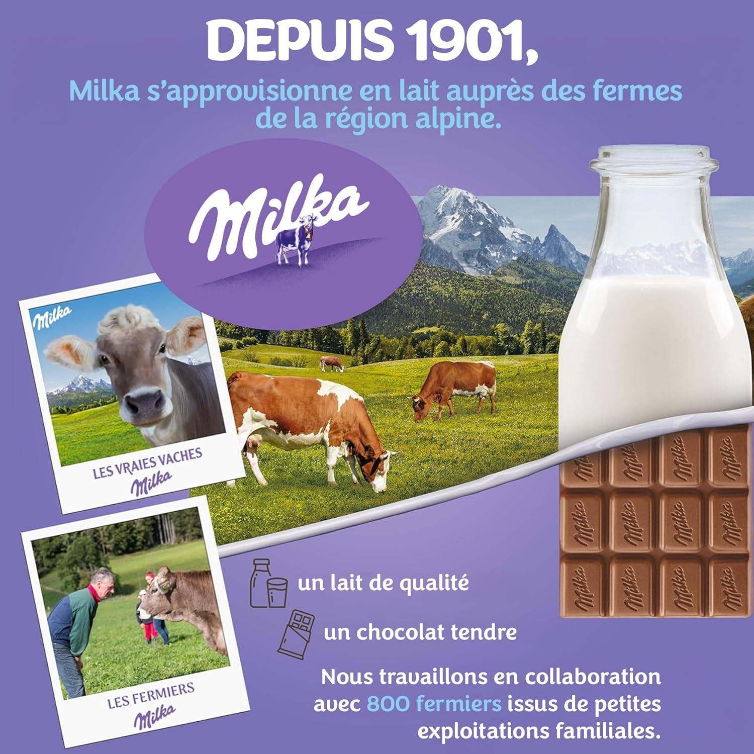 Milka Choco Moo - Milk Chocolate Covered Biscuit - Display of 24 ...