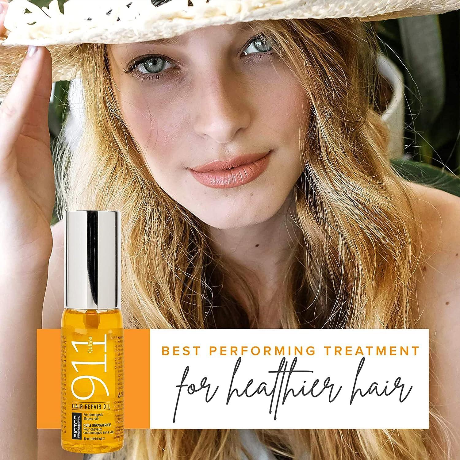 911 Quinoa Hair Repair Oil 1.01 fl oz by Biotop Professional - Revitalize and Nourish Your Hair ...