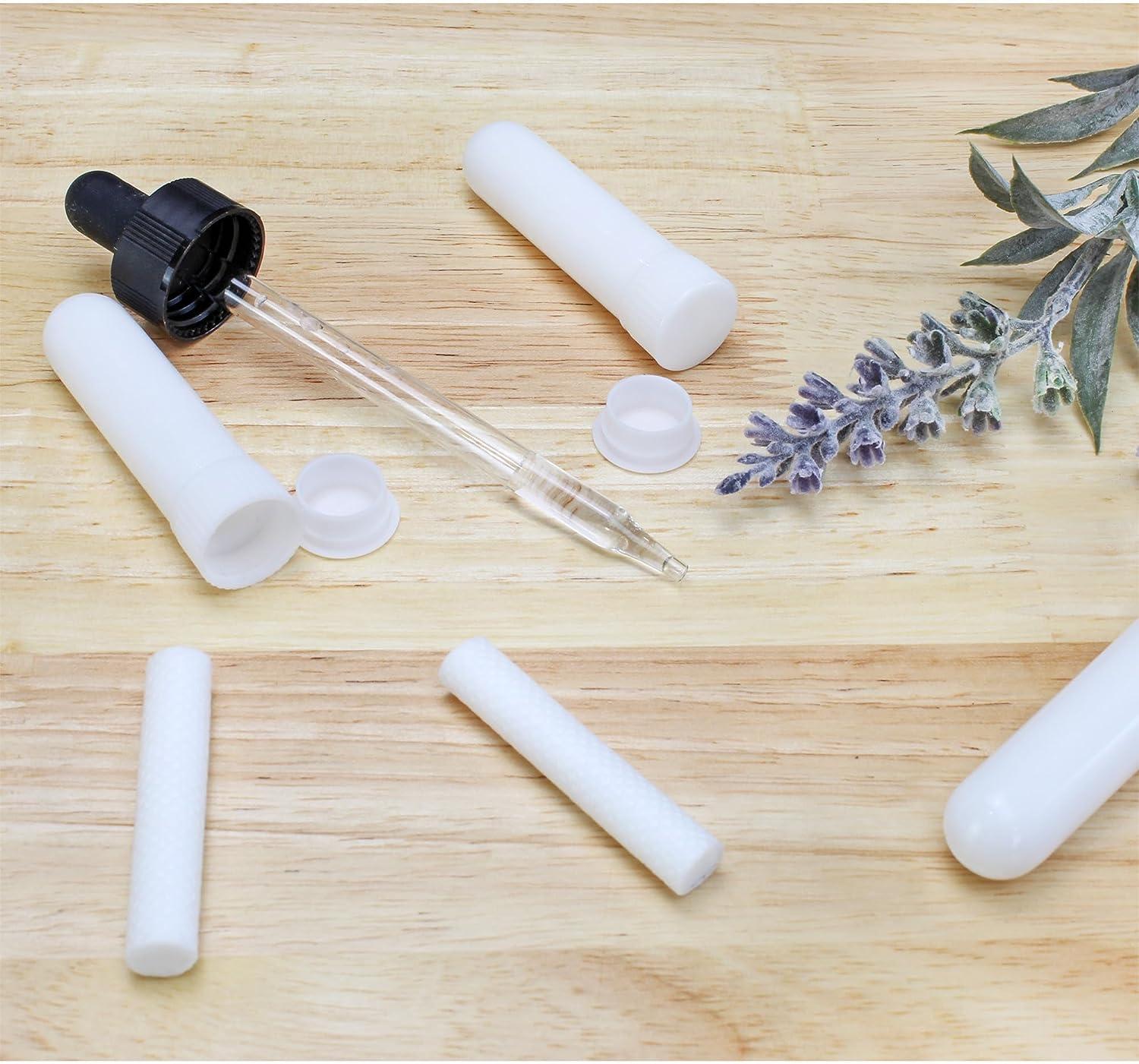 Cornucopia White Nasal Inhaler Tubes (24-Pack) - Empty Aromatherapy ...
